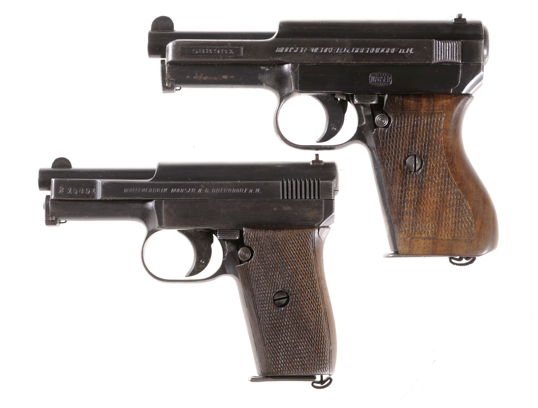 Two Mauser Semi-Automatic Pistols | Rock Island Auction