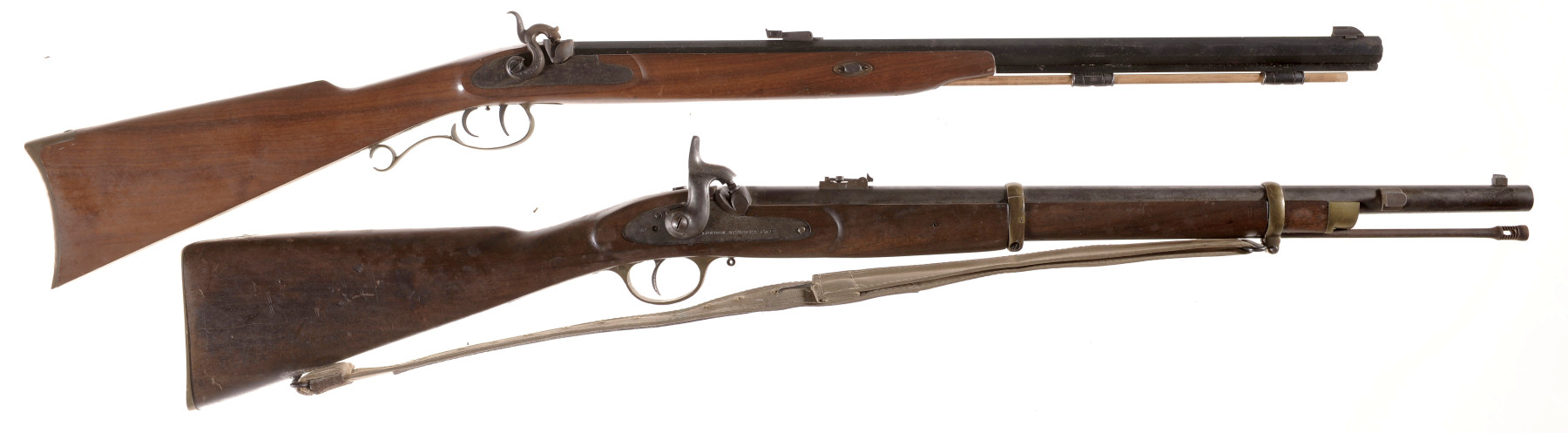 Two Contemporary Percussion Rifles | Rock Island Auction