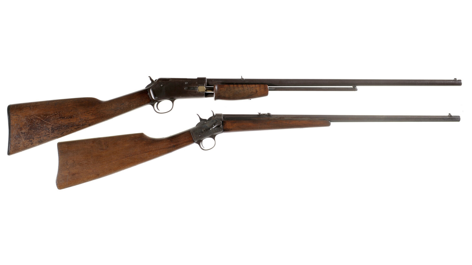 Two Rifles - Colt Lightning And Remington Rolling Block | Rock Island ...
