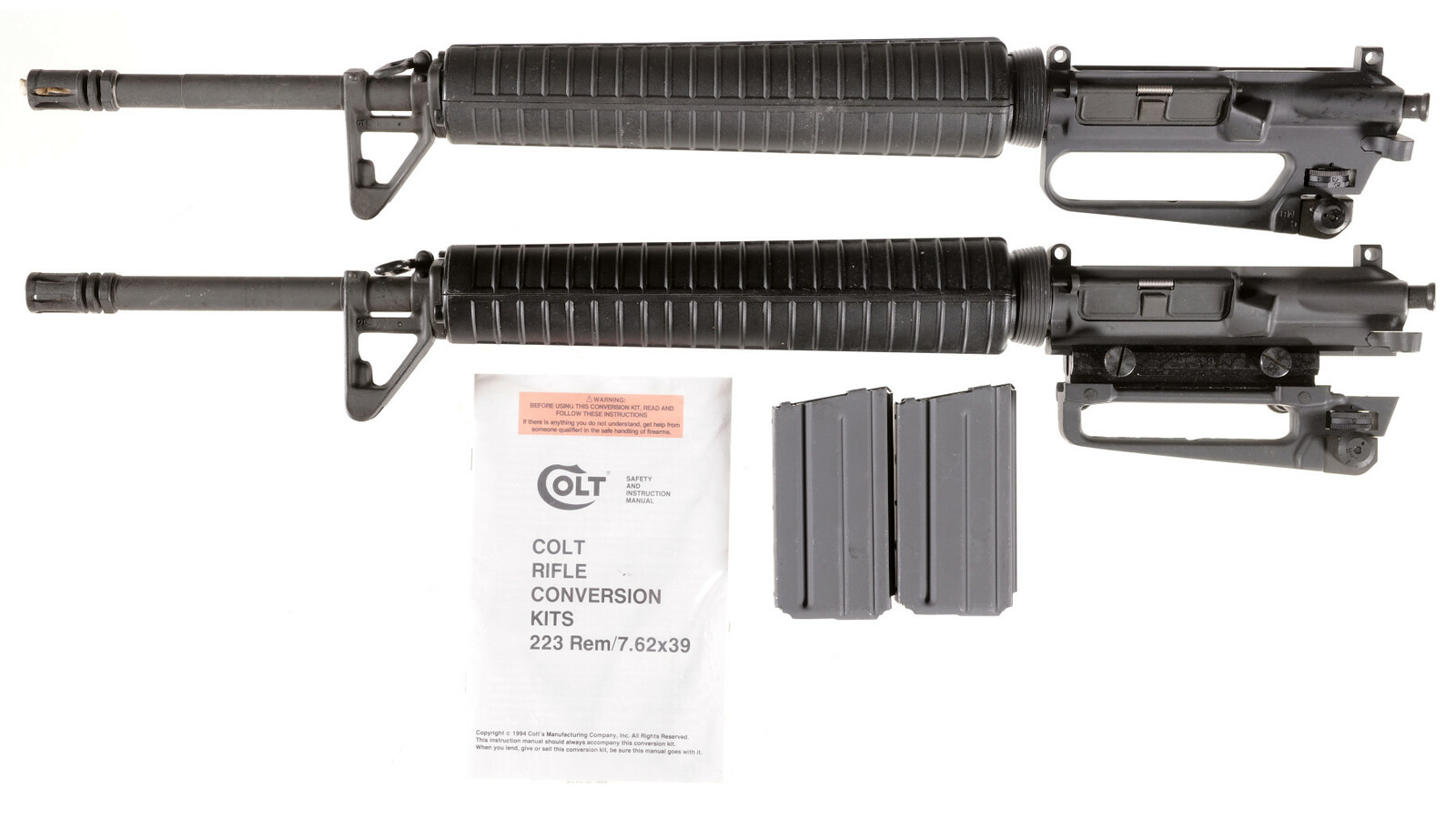 Two Colt Upper Receiver Conversion Kits | Rock Island Auction