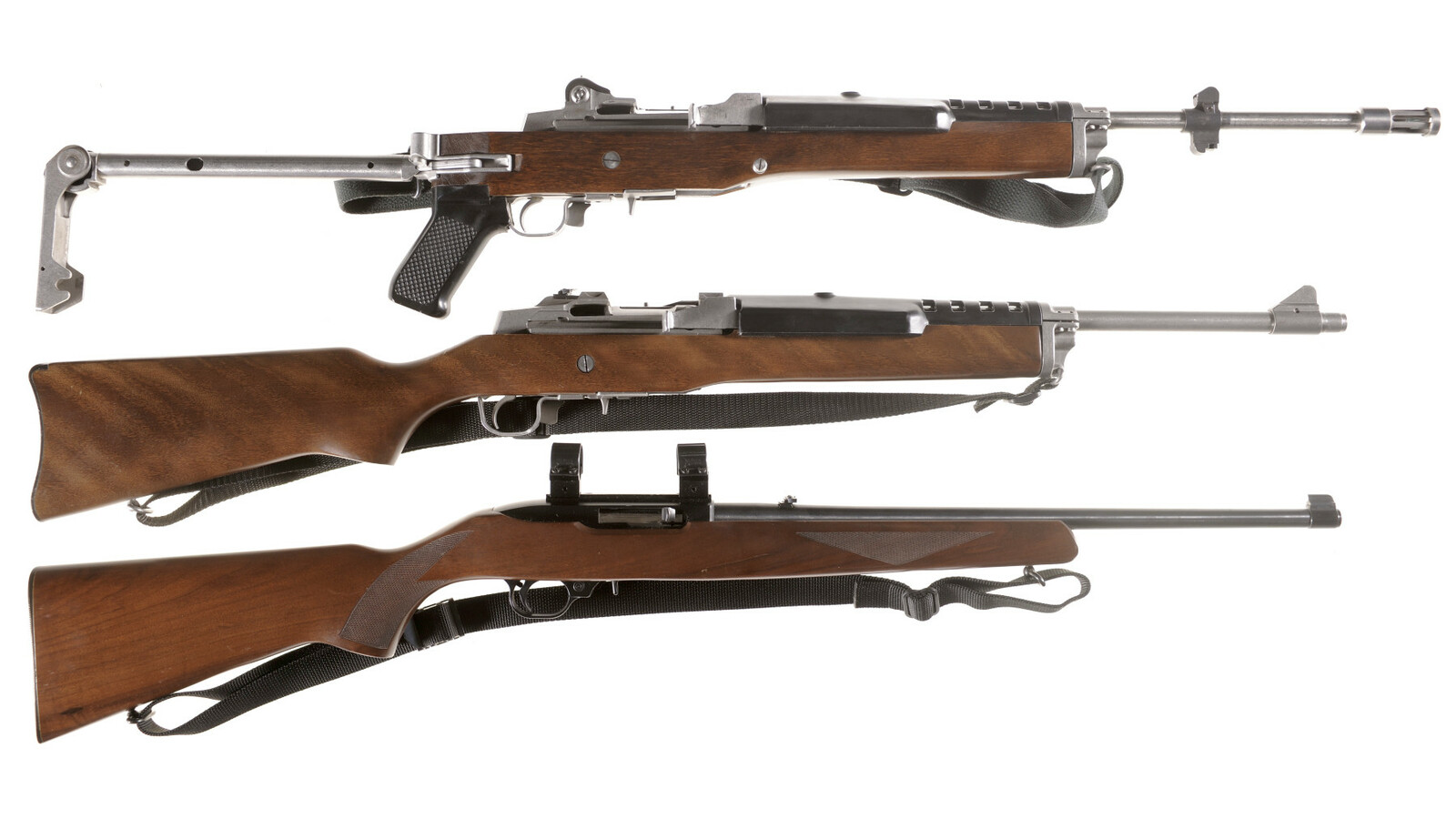 Three Ruger Semi-Automatic Long Guns | Rock Island Auction