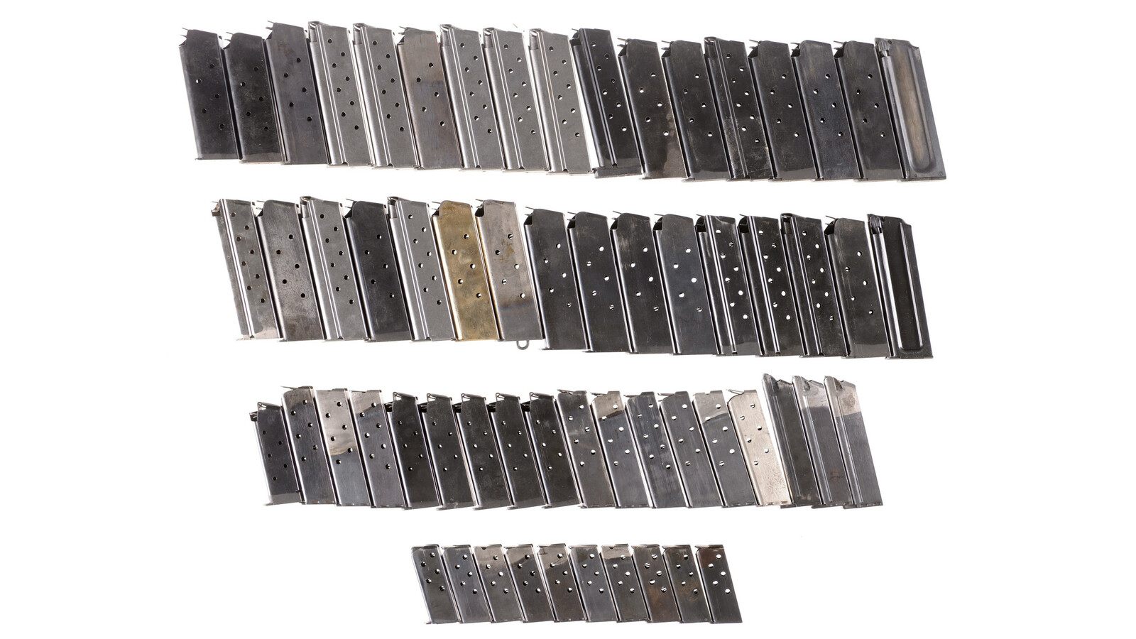 Sixty-Three Colt and Colt Style Pistol Magazines | Rock Island Auction