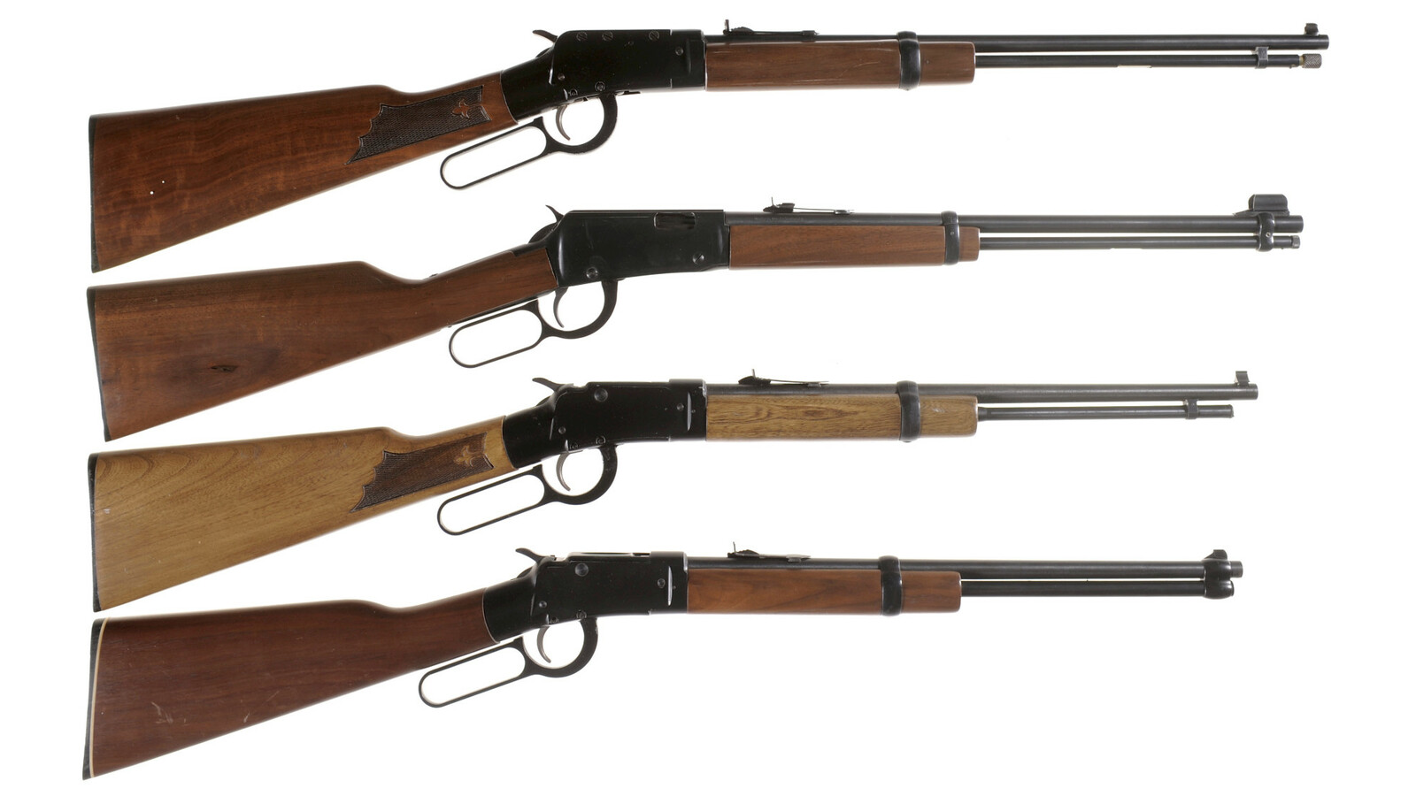 Four Ithaca Lever Action Rifles | Rock Island Auction