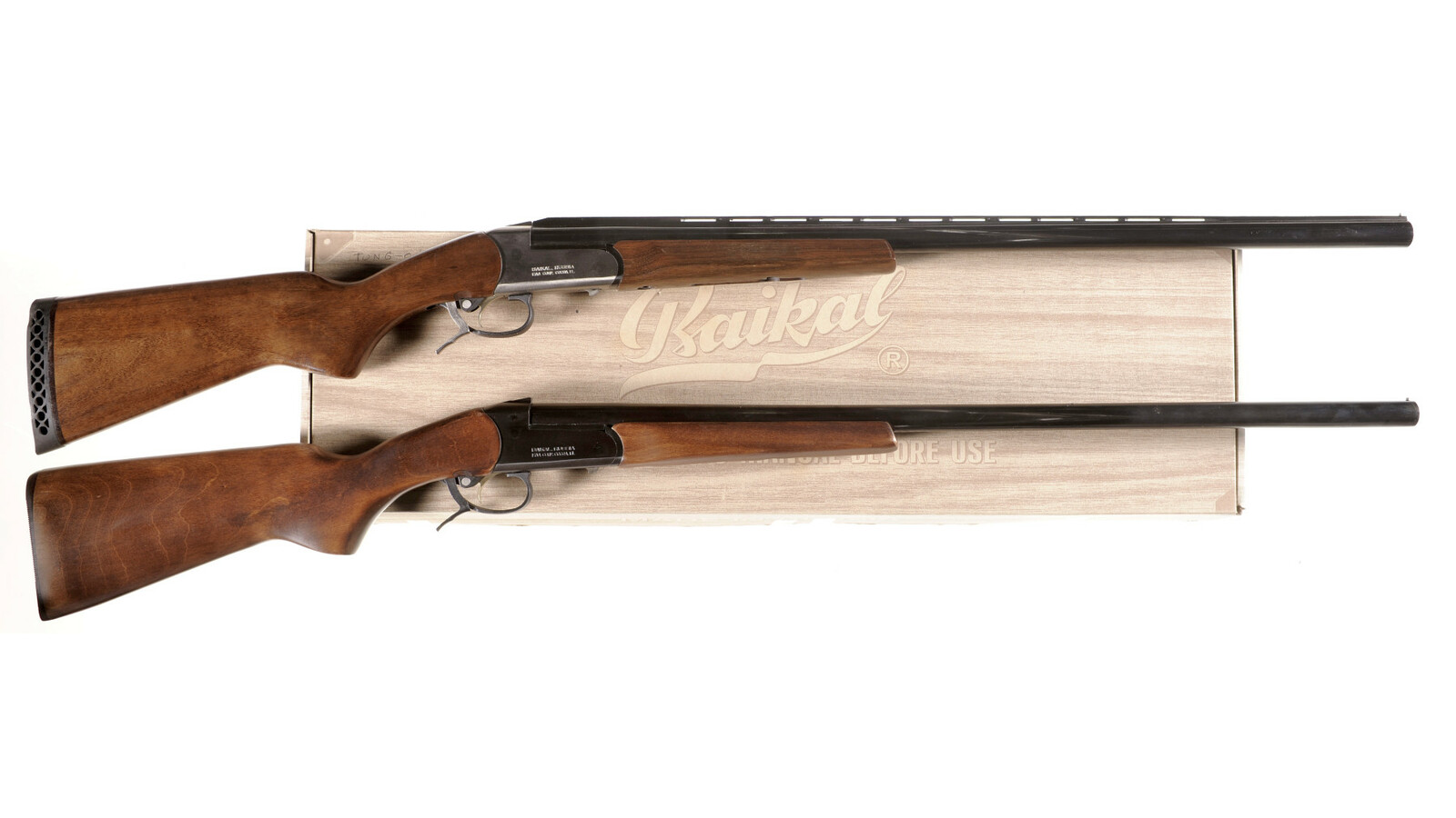 Two Baikal IZH-18 Single Shot Shotguns | Rock Island Auction