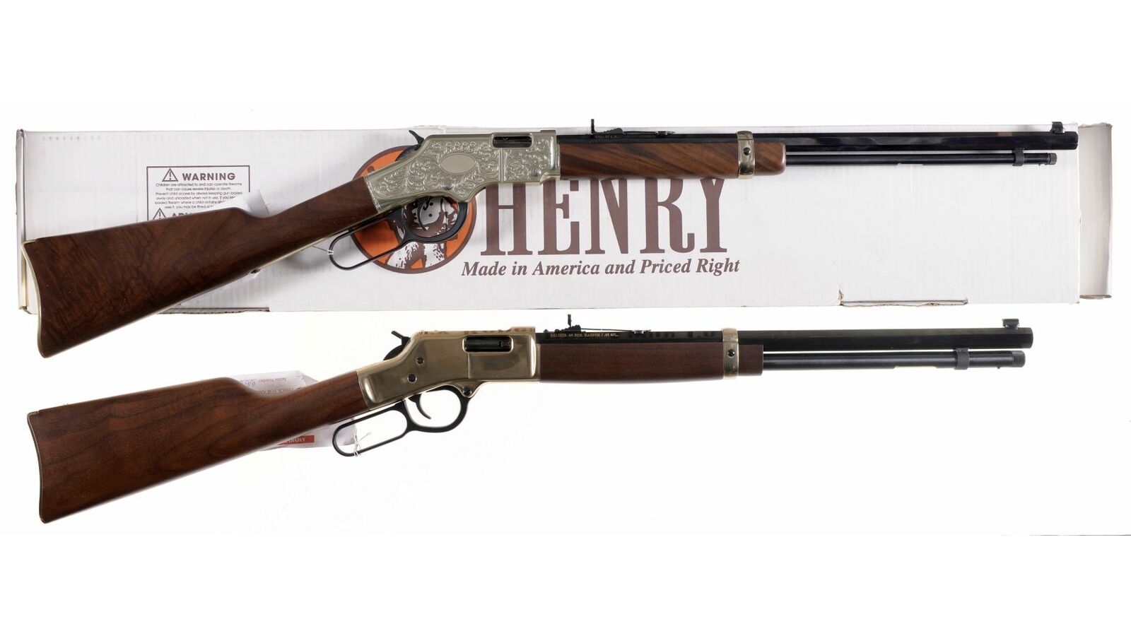 Two Henry Repeating Arms Lever Action Rifles | Rock Island Auction