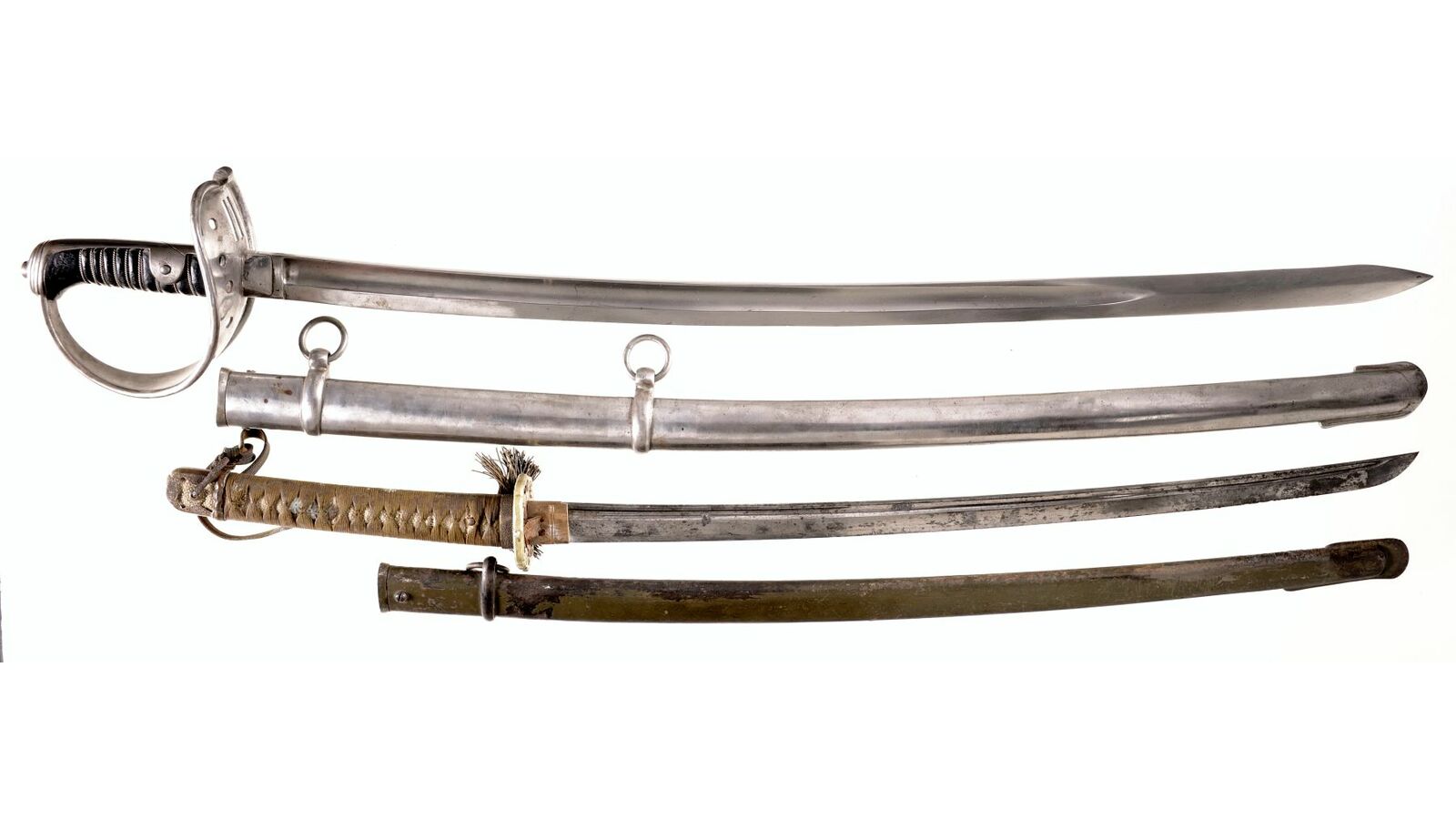 Two Swords with Scabbards | Rock Island Auction