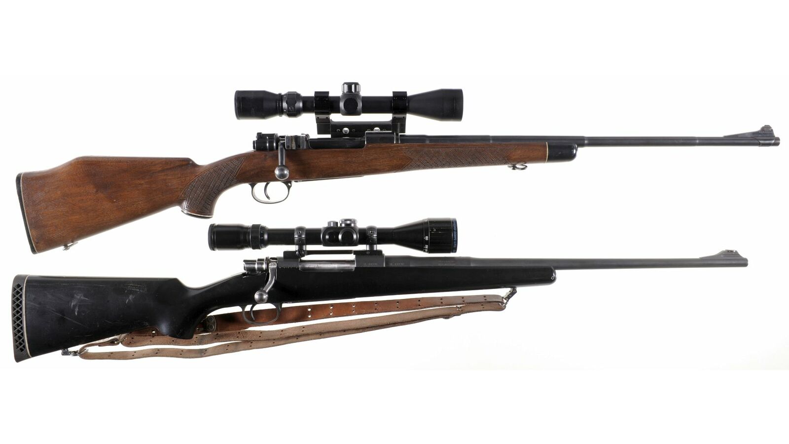 Two Bolt Action Rifles w/ Scopes | Rock Island Auction