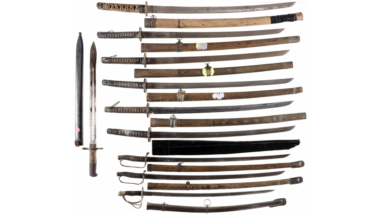 Group of Ten Assorted Military Style Edged Weapons | Rock Island Auction