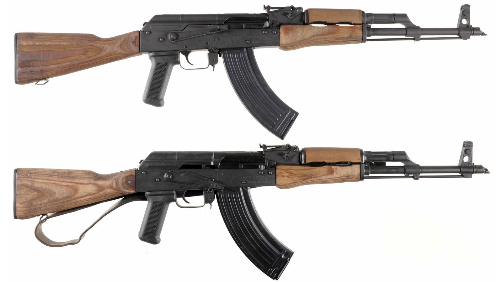Two Romarm WASR-10/63 Semi-Automatic Rifles | Rock Island Auction