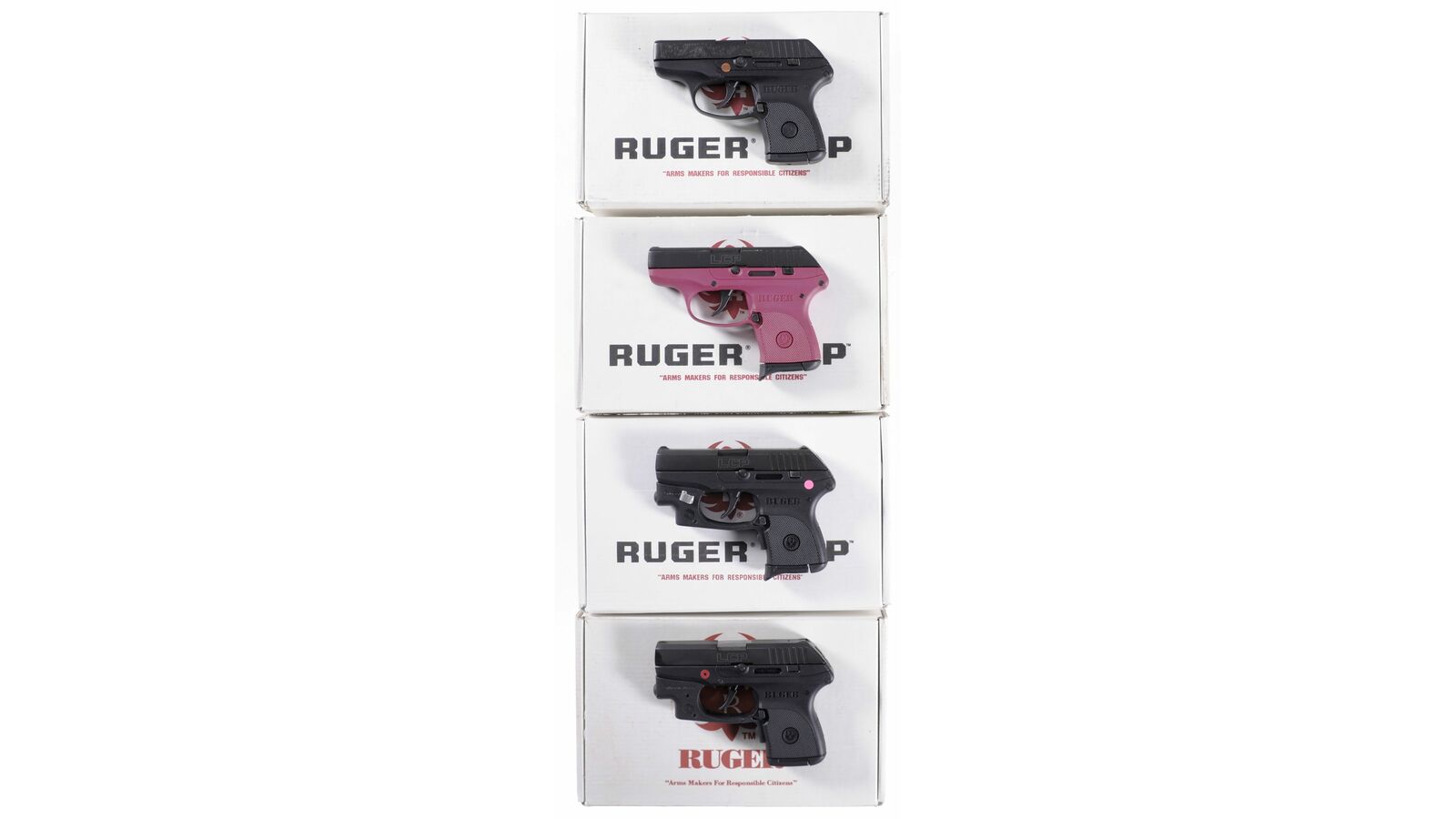 Four Ruger LCP Semi-Automatic Pistols w/ Boxes | Rock Island Auction