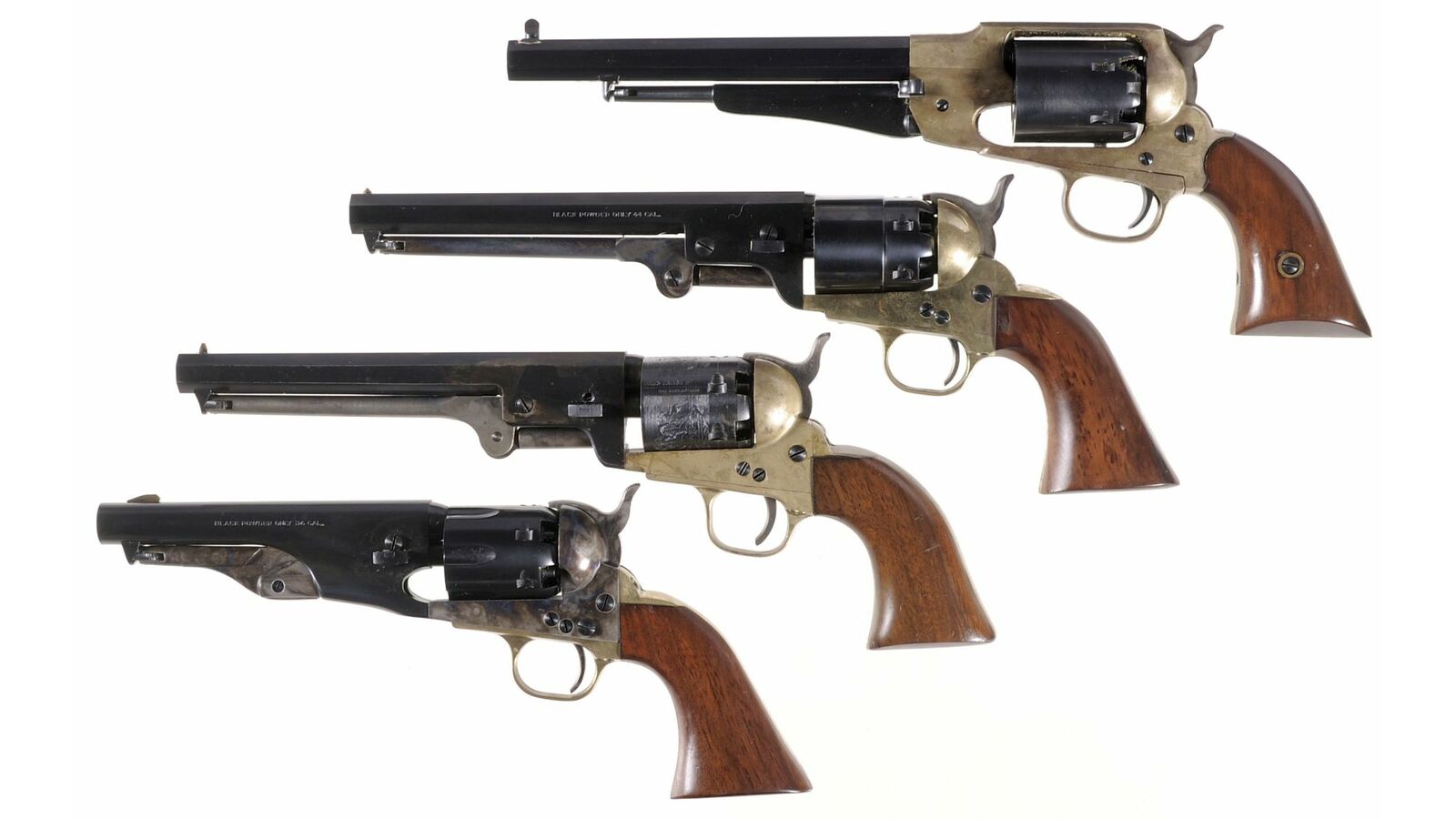 Four Contemporary Percussion Revolvers | Rock Island Auction