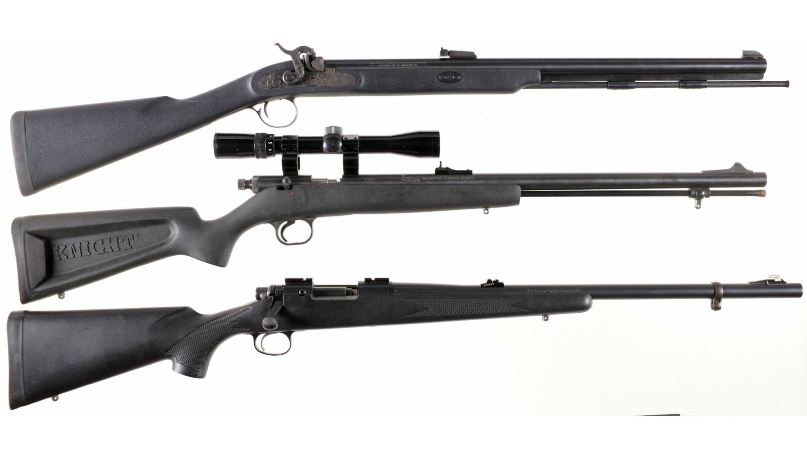 Three Contemporary Muzzleloading Rifles | Rock Island Auction
