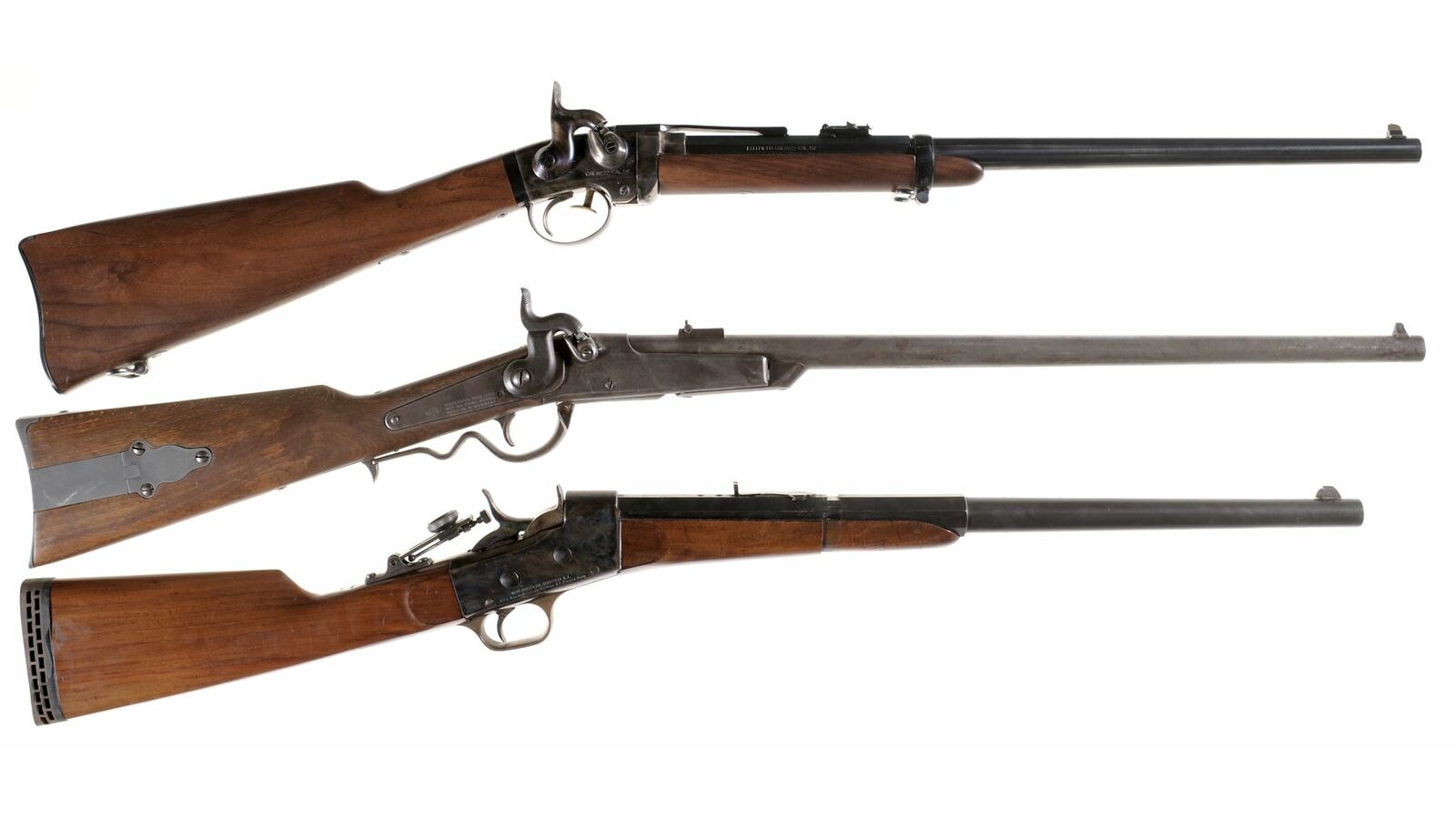 Three Reproduction Breech-Loading Long Guns | Rock Island Auction