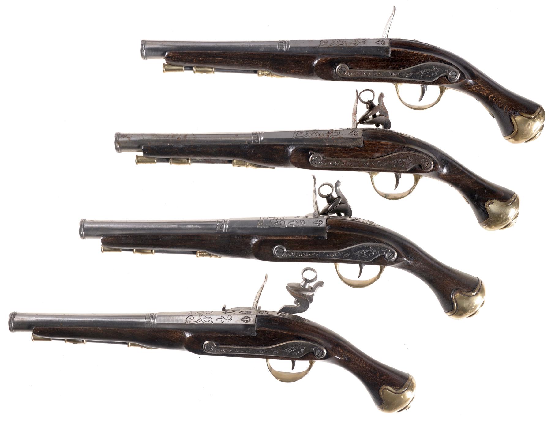 Four Contemporary Flintlock Pistols | Rock Island Auction