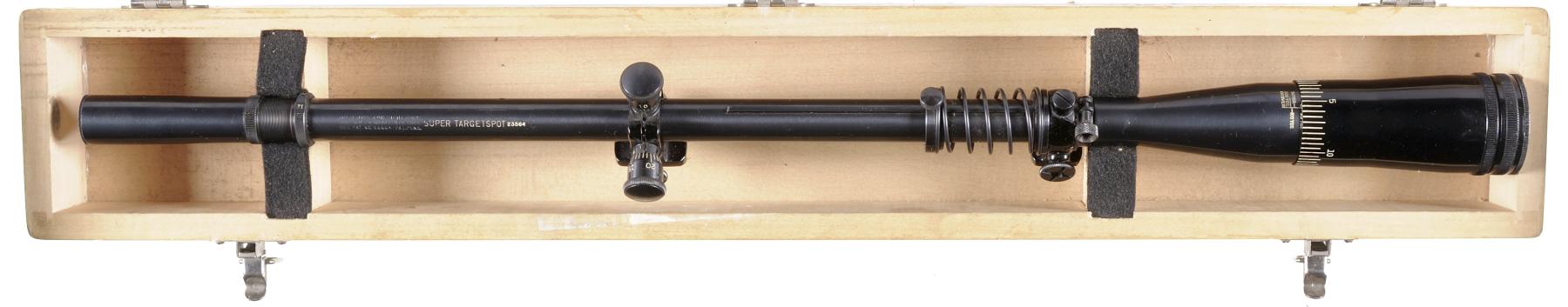 Lyman Super Targetspot Scope with Wood Case | Rock Island Auction