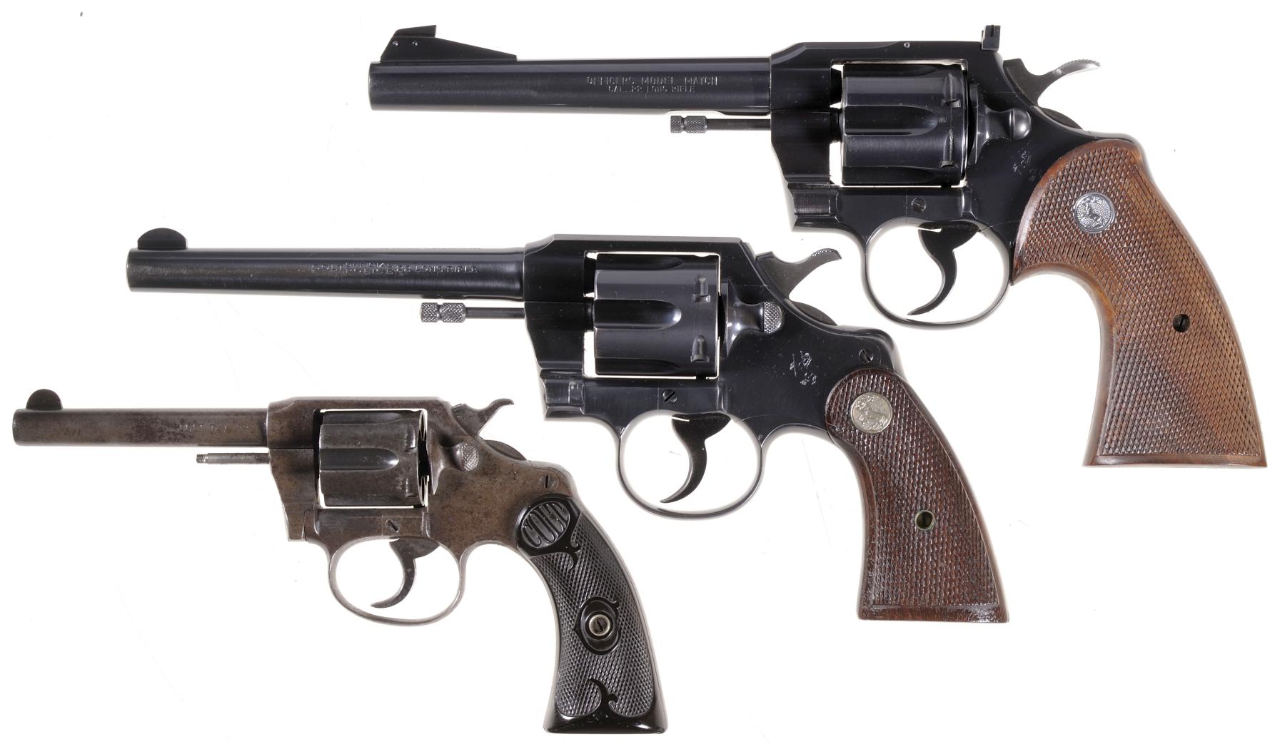 Three Colt DA Revolvers | Rock Island Auction