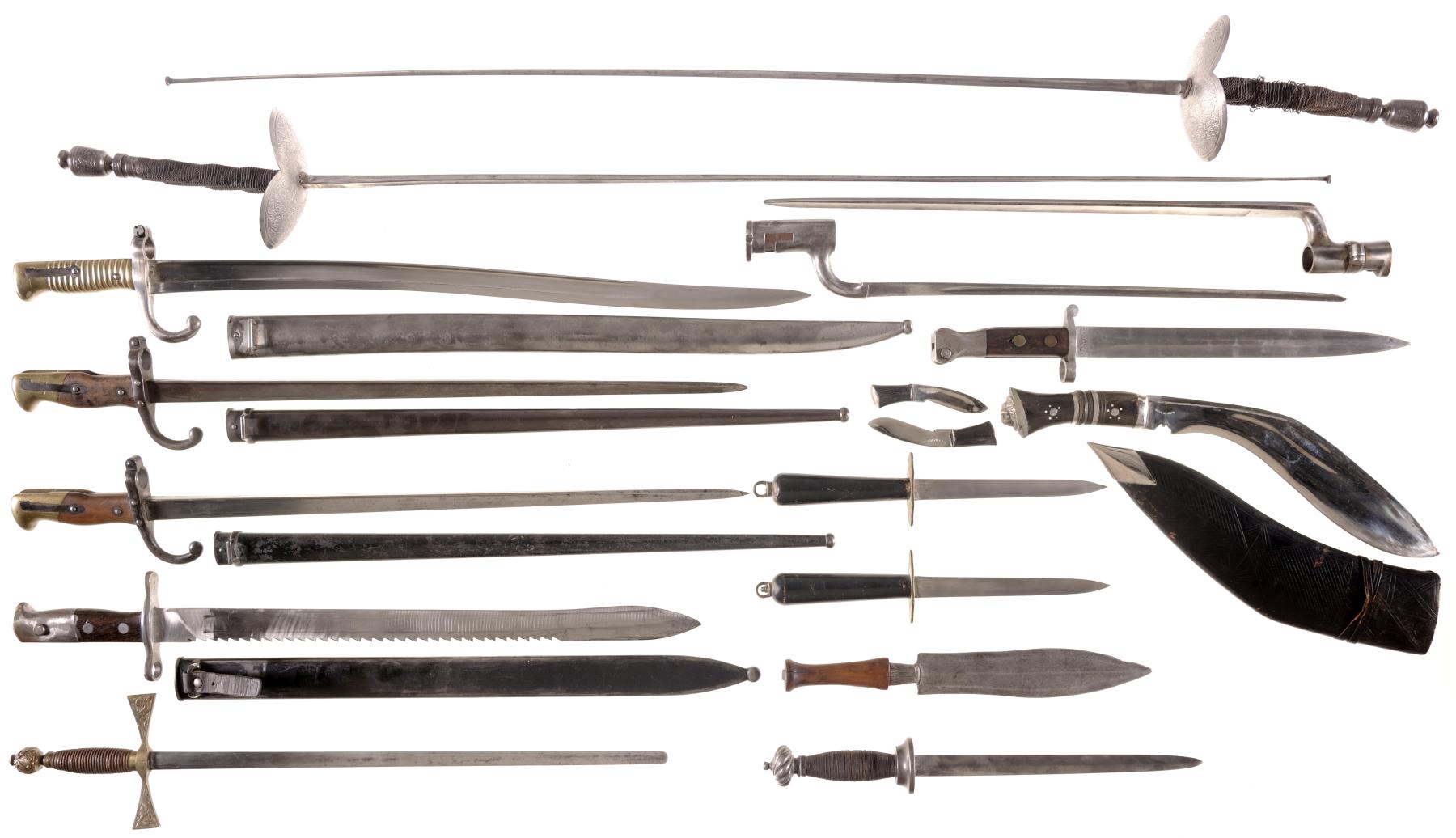 Group of Assorted Edged Weapons | Rock Island Auction