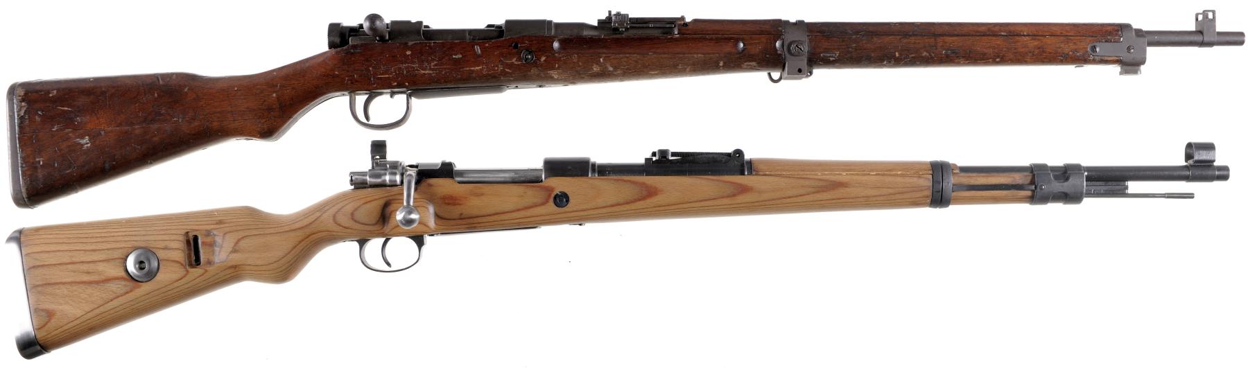 Two Military Bolt Action Rifles -A) Japanese Type 99 Rifle | Rock ...