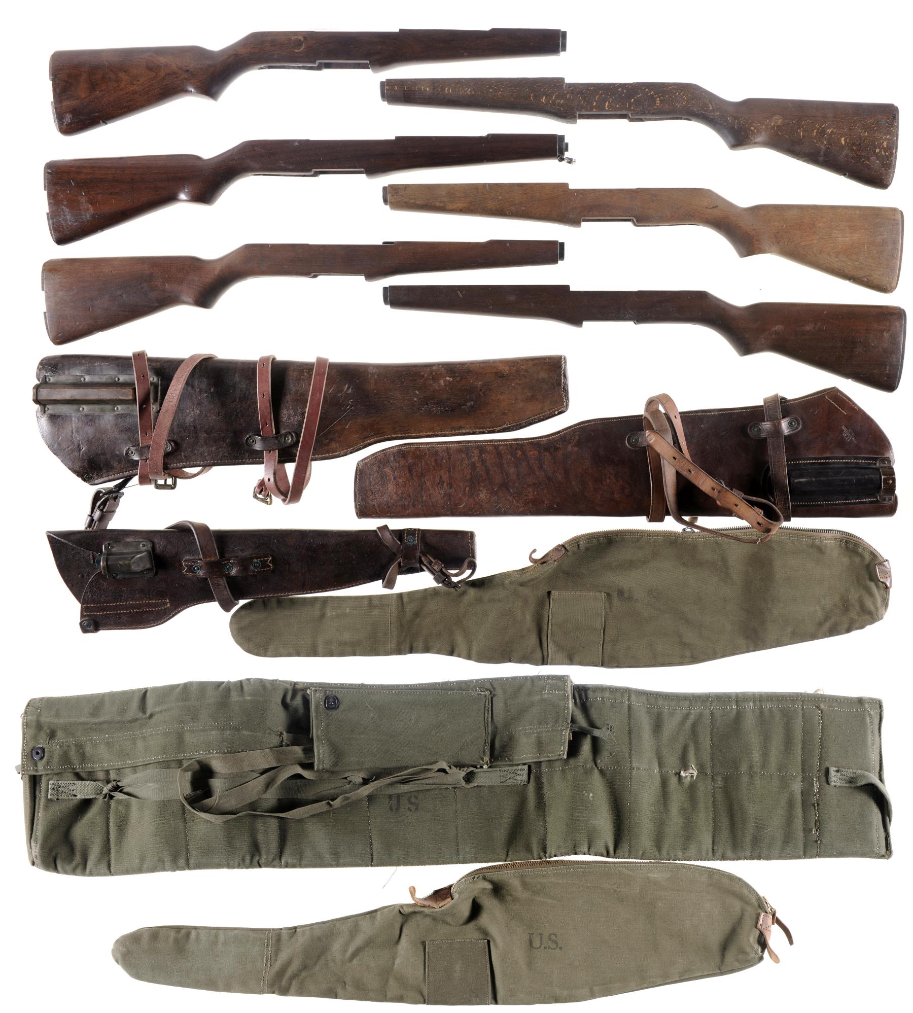 Group of U.S. Military Rifle Stocks and Scabards | Rock Island Auction