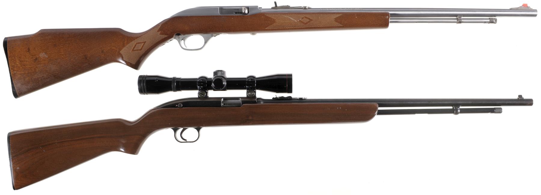 Two Semi-Automatic Rifles -A) Marlin Model 60 SB Rifle | Rock Island ...