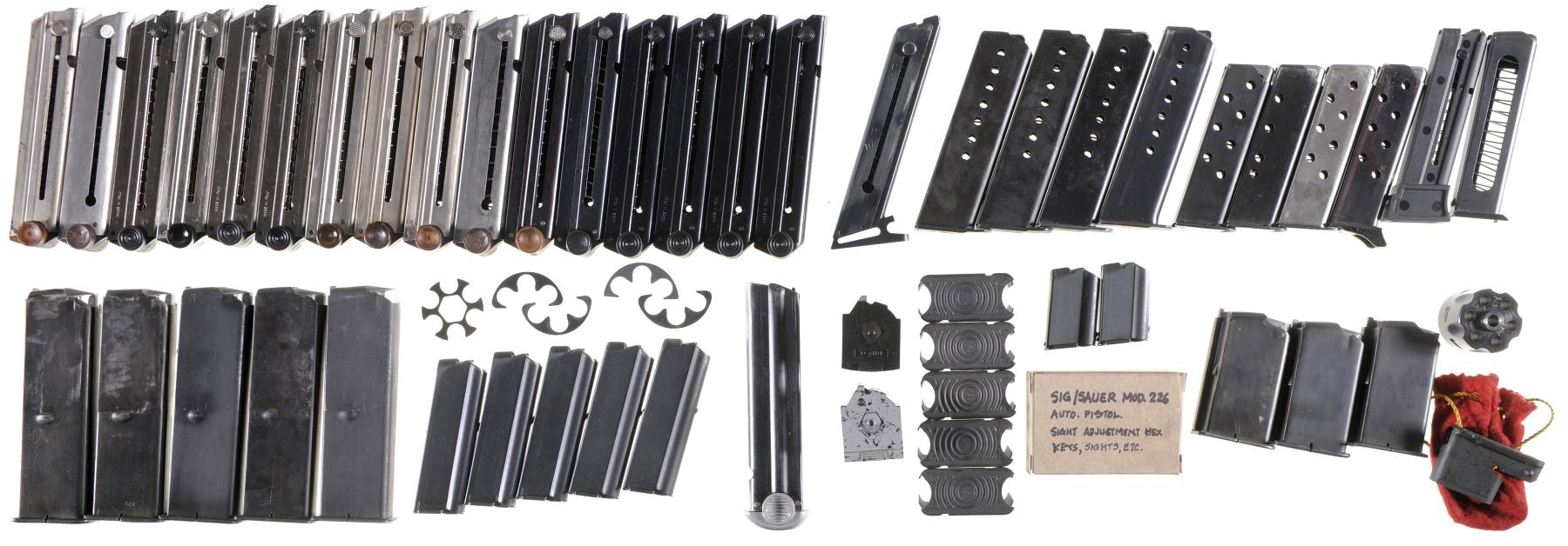 Group of Assorted Firearm Parts and Magazines | Rock Island Auction