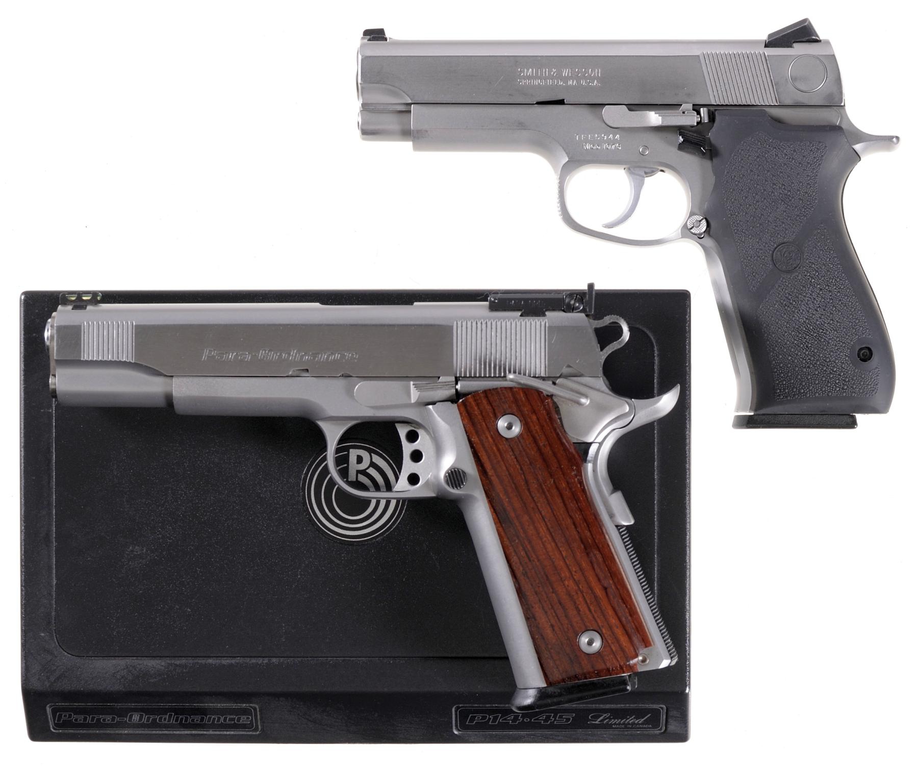Two Semi-Automatic Pistols -A) Smith & Wesson Model 1076 Pistol | Rock ...