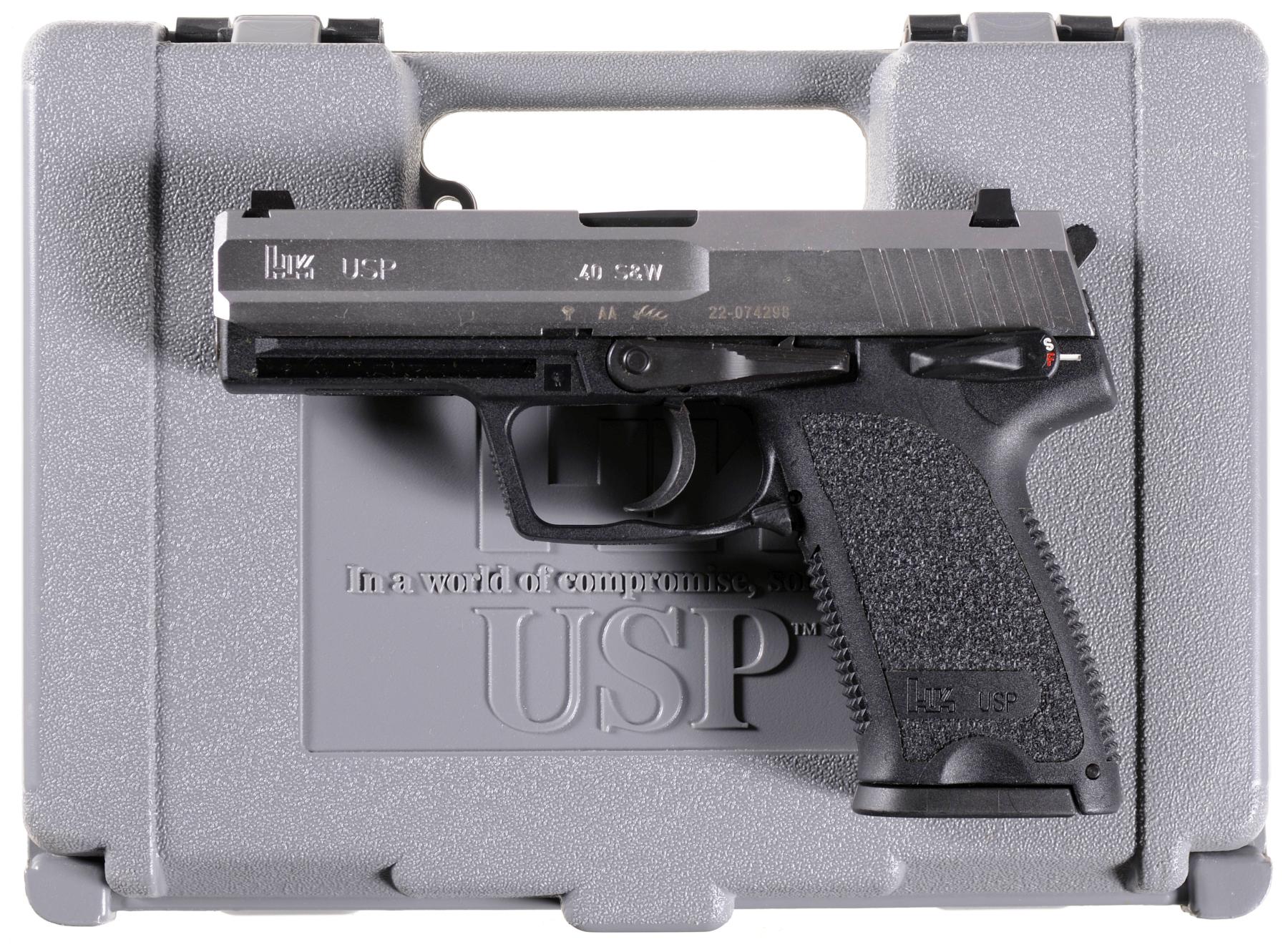 Heckler & Koch USP 40 Semi-Automatic Pistol with Case | Rock Island Auction