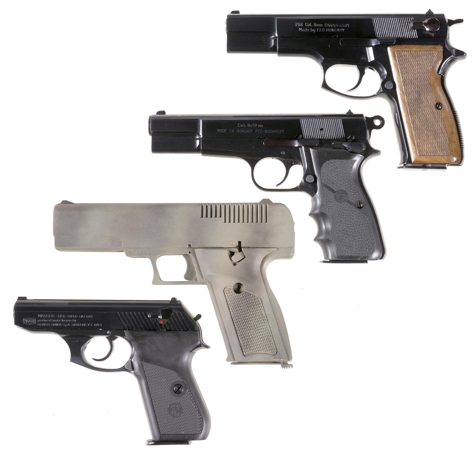 Four Semi-Automatic Pistols -A) FEG Hungary Model P9R Pistol | Rock ...