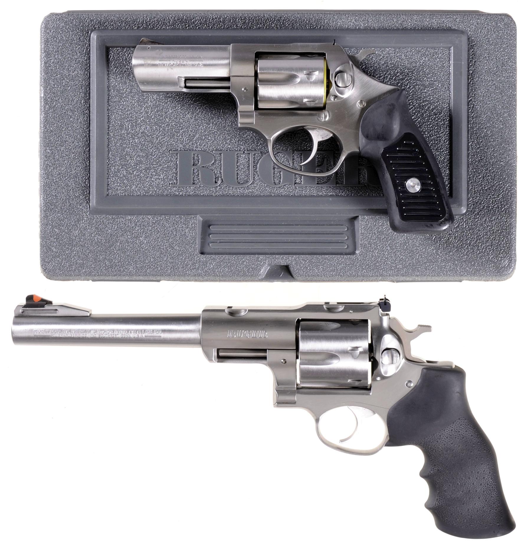Two Ruger Double Action Revolvers -A) Ruger SP101 Revolver with | Rock ...