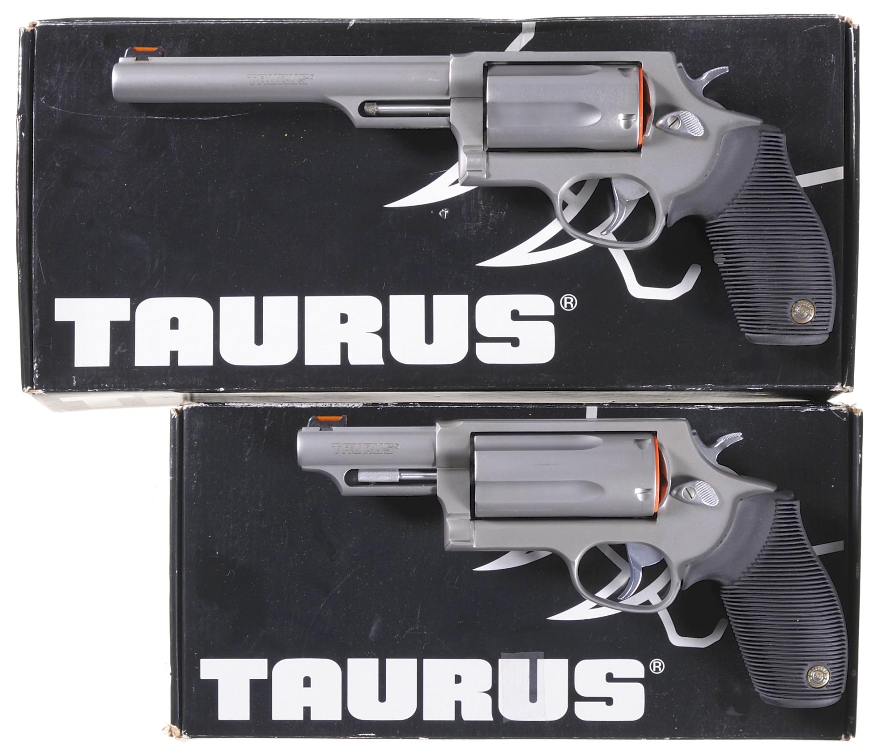 Two Taurus The Judge DA Revolvers w/ Boxes | Rock Island Auction
