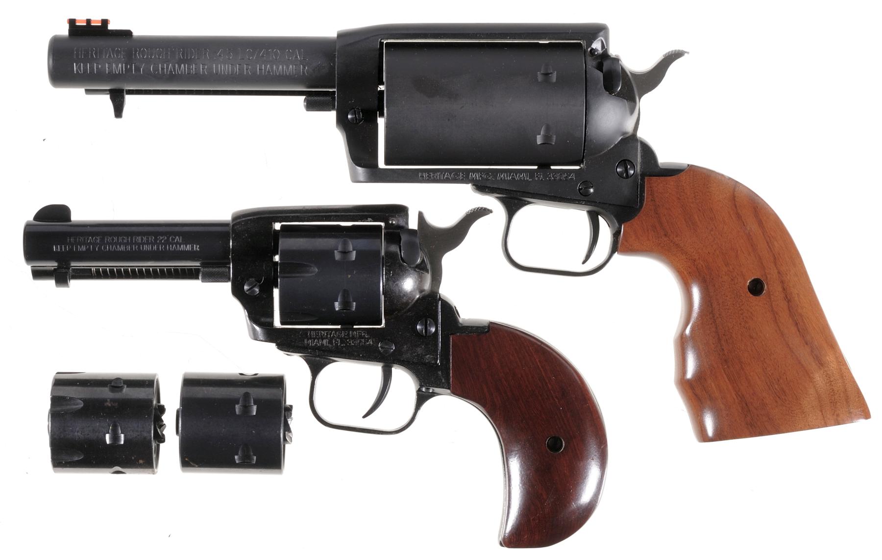 Two Heritage Rough Rider Single Action Revolvers | Rock Island Auction