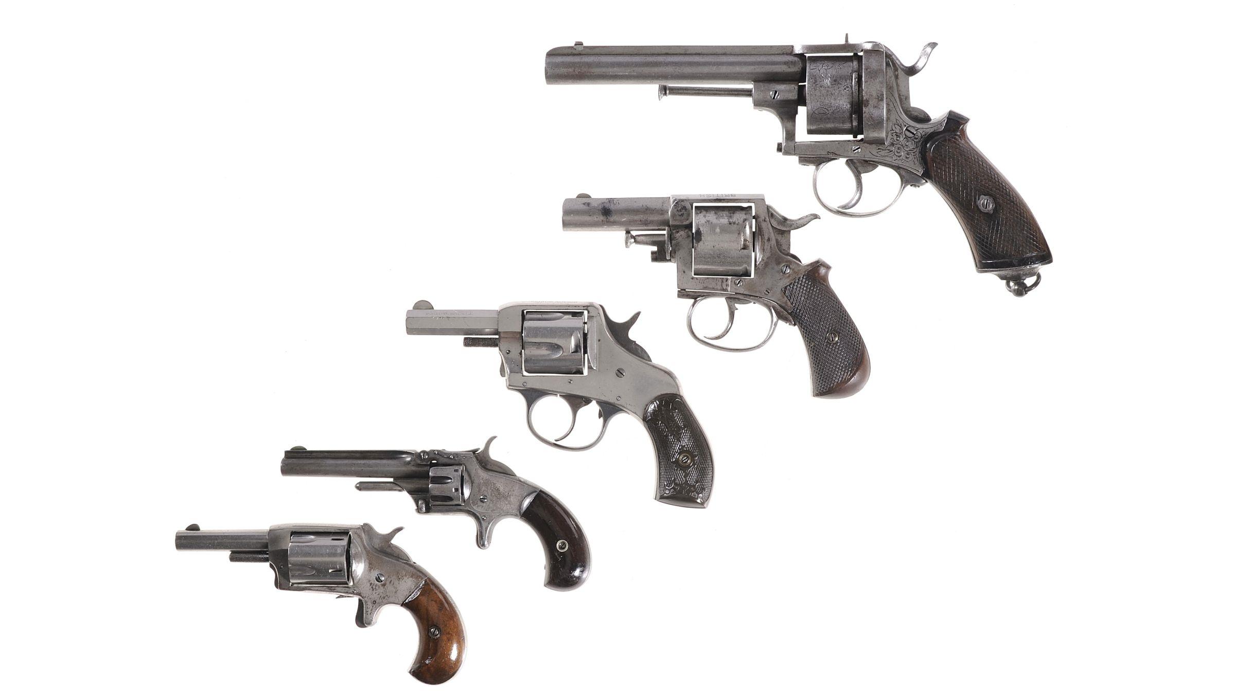 Five Revolvers | Rock Island Auction