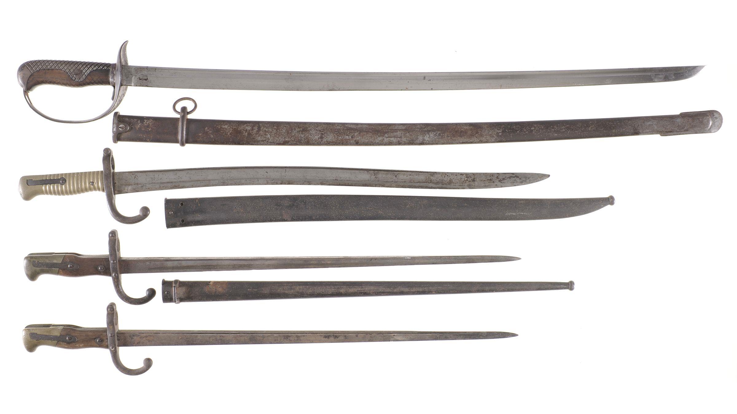 Four Military Edged Weapons | Rock Island Auction