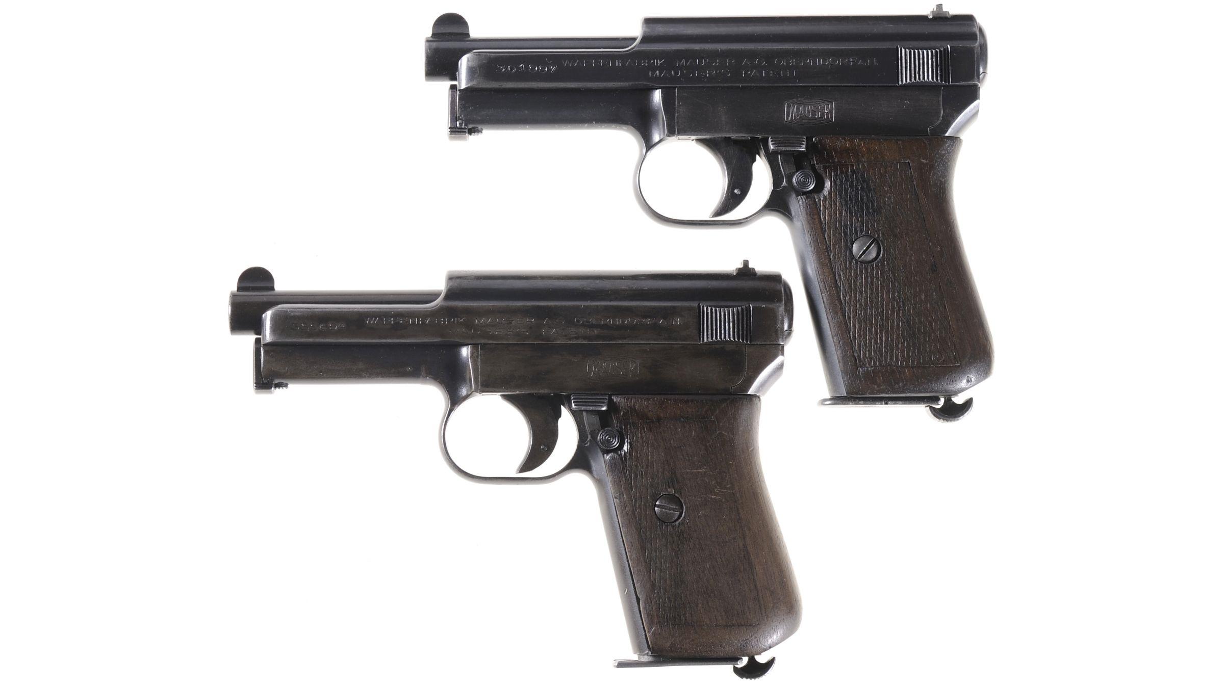 Two Mauser Model 1914 Semi-Automatic Pistols | Rock Island Auction