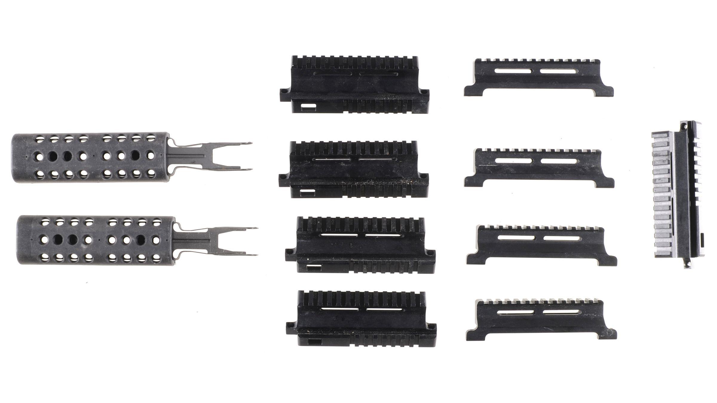 Group of M249 Rifle Heat Shields and Rail Adapters | Rock Island Auction