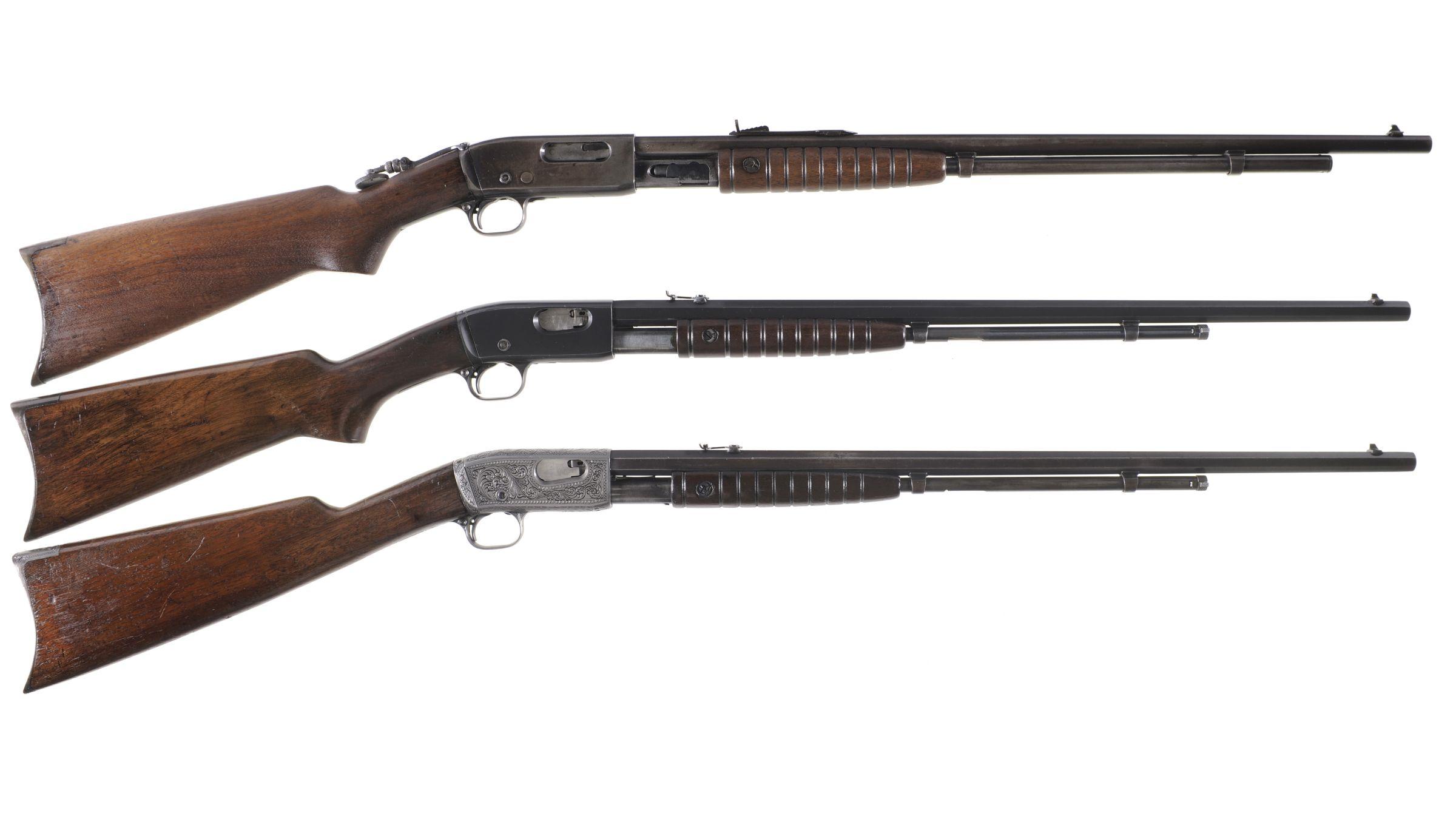 Three Remington Slide Action Rifles | Rock Island Auction