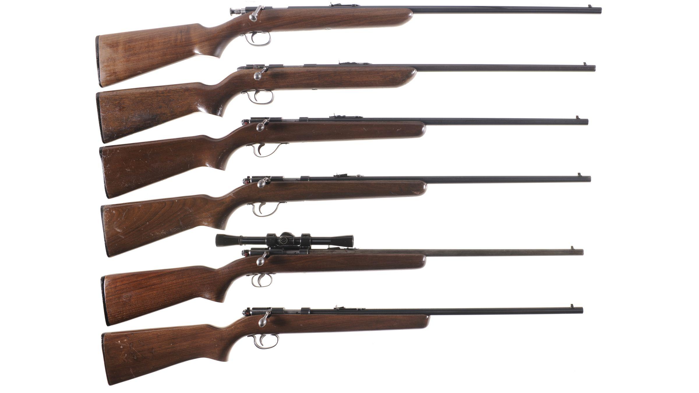 Six Remington Single Shot Bolt Action Rifles | Rock Island Auction