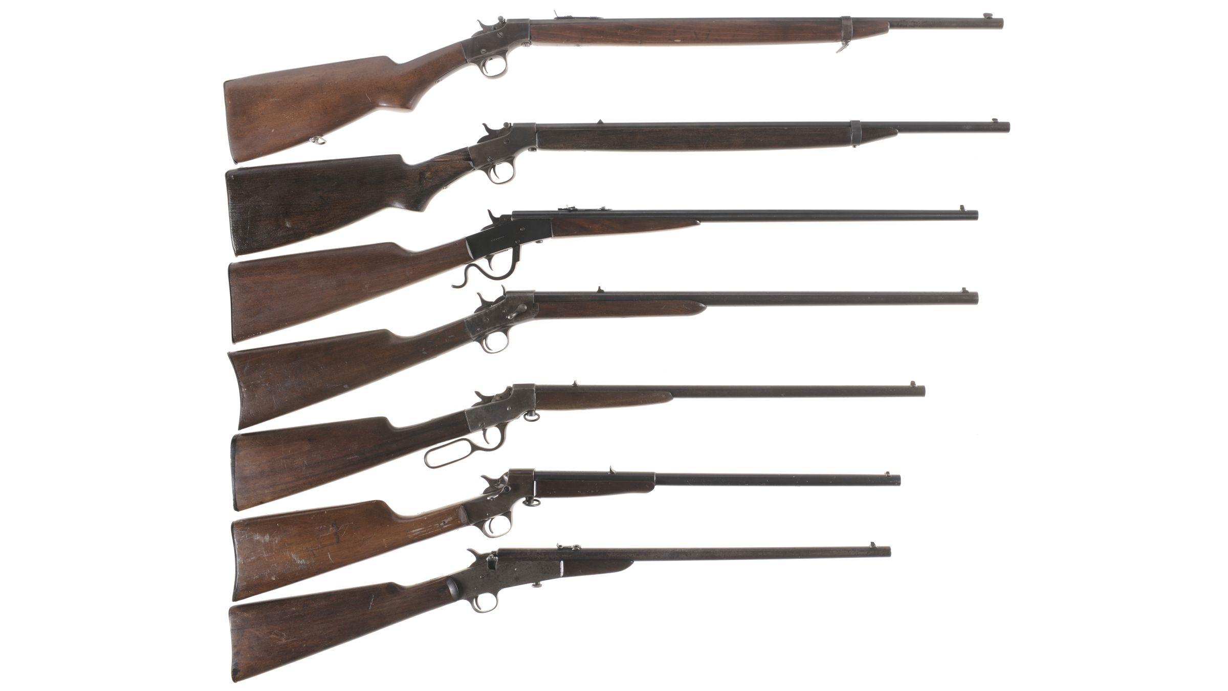 Seven Single Shot Rifles | Rock Island Auction