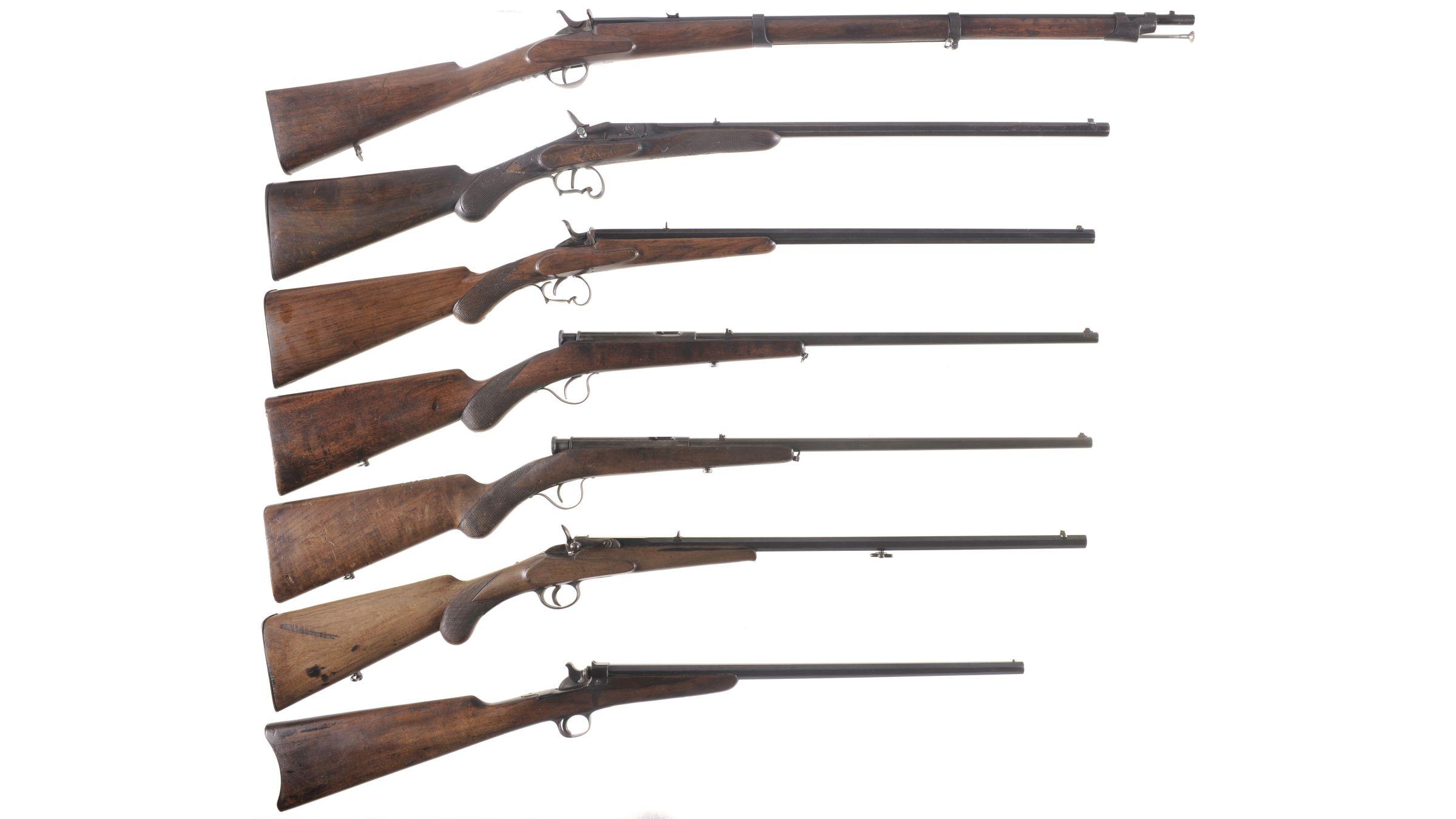 Seven Single Shot Rifles | Rock Island Auction
