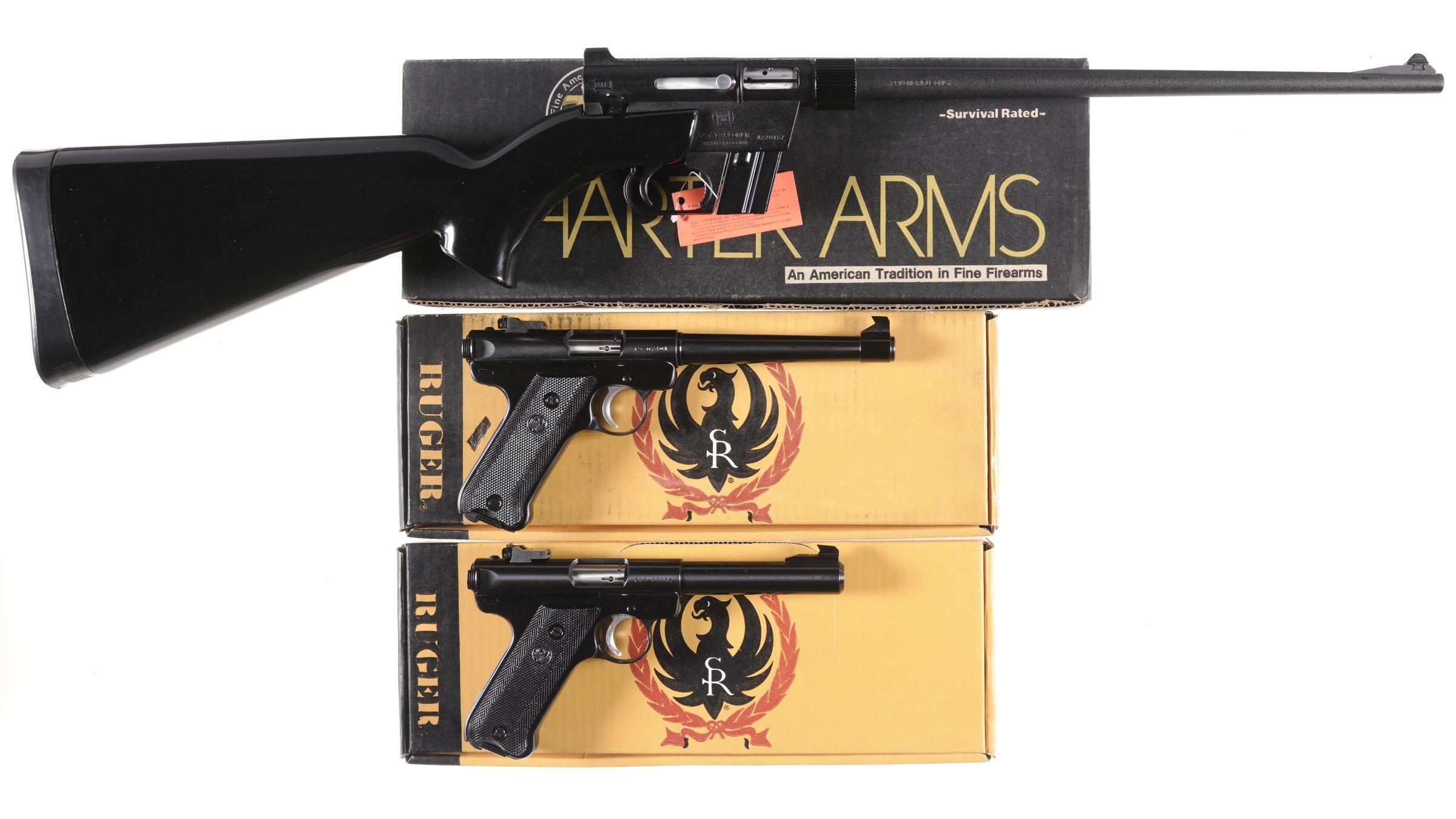 Three Semi-Automatic Firearms w/ Boxes | Rock Island Auction