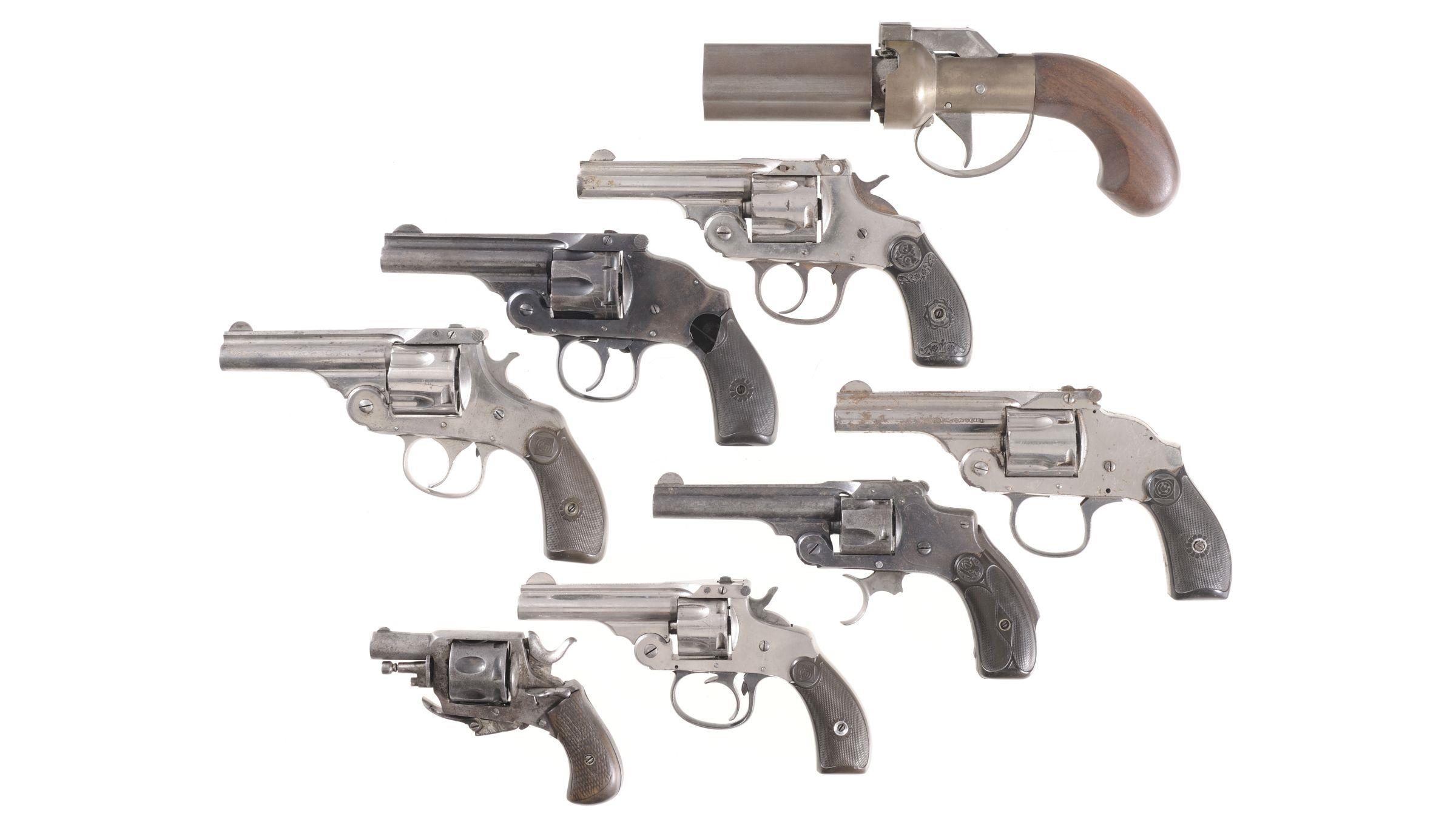 Eight Revolvers | Rock Island Auction