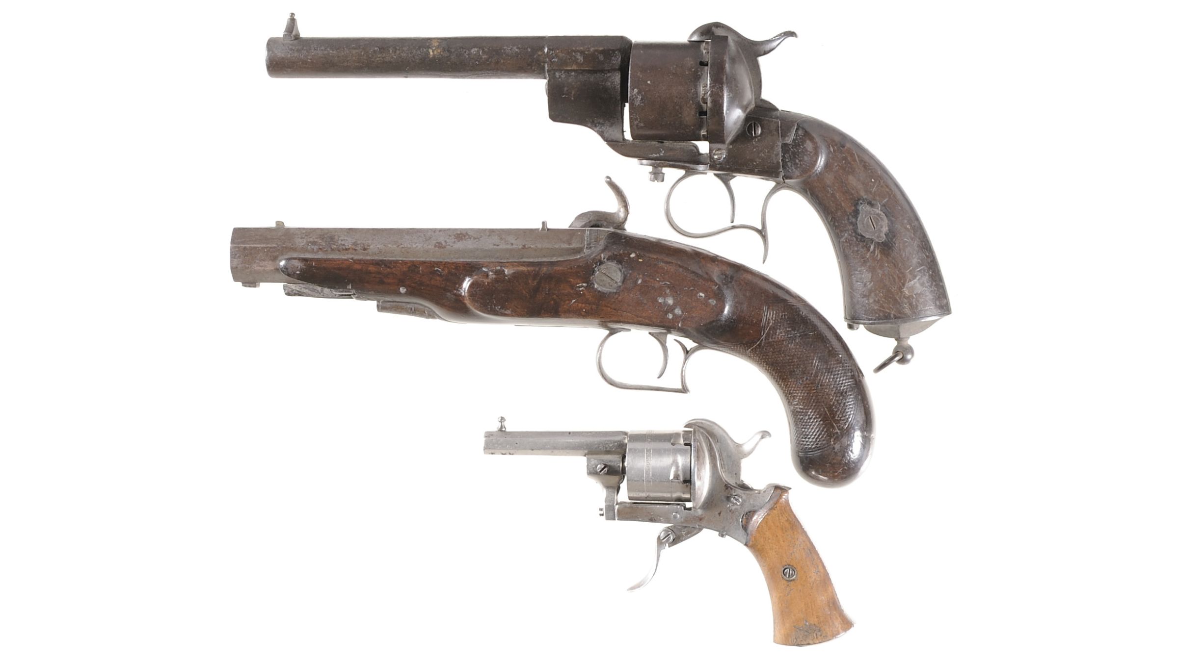 Three Antique Hand Guns | Rock Island Auction