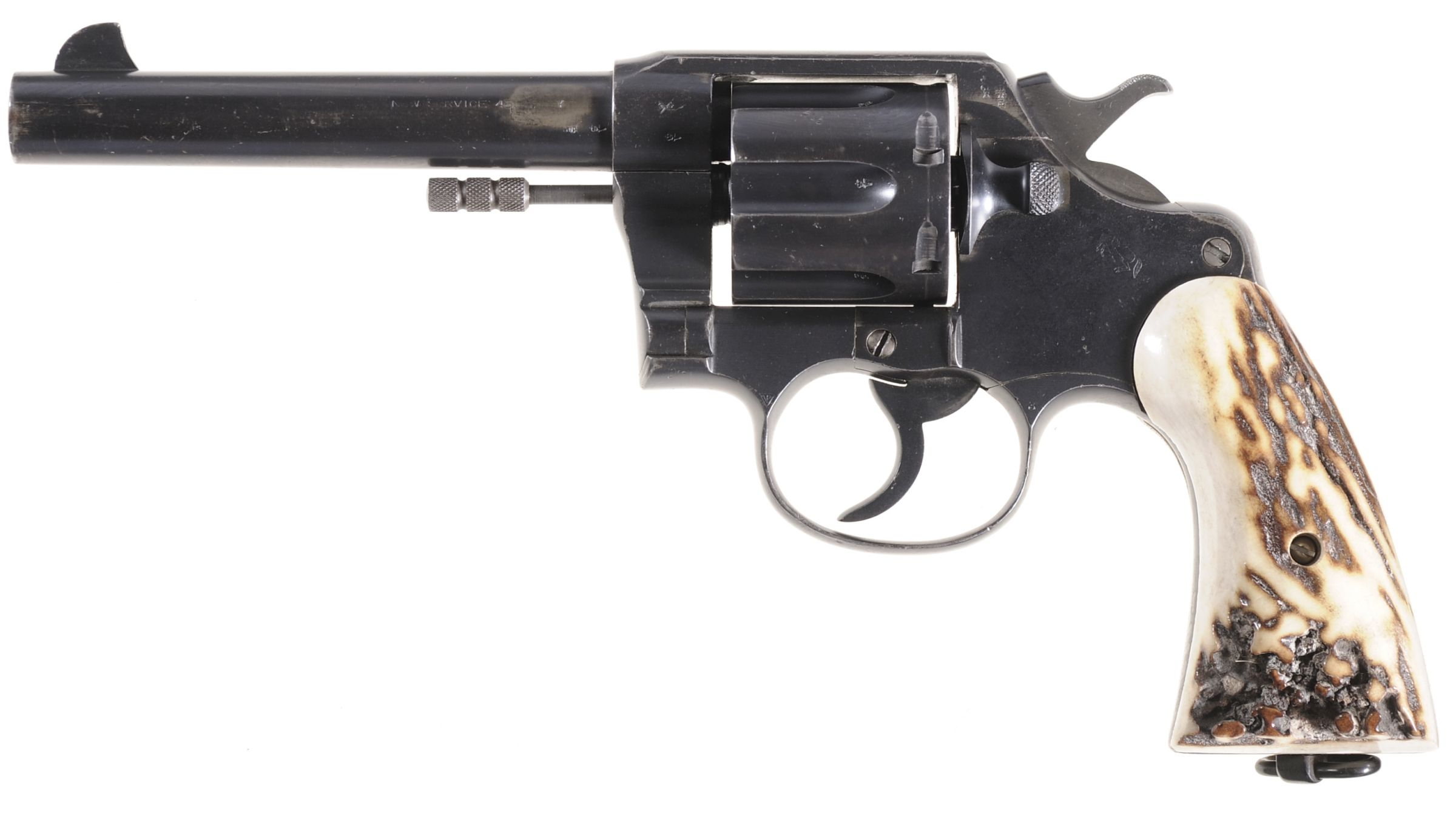 Colt New Service Revolver 455 eley | Rock Island Auction