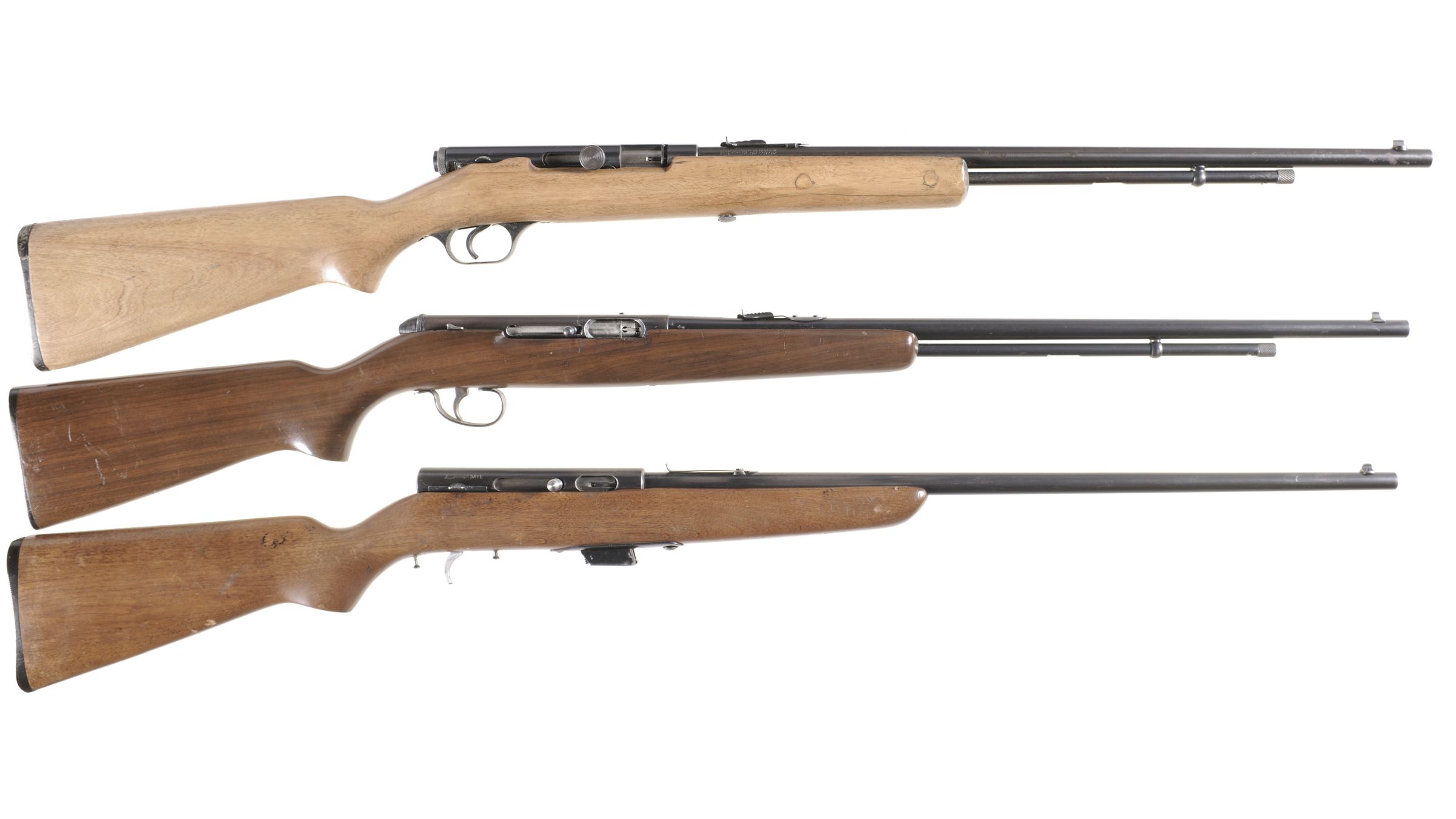 Three Semi-Automatic Rimfire Rifles | Rock Island Auction