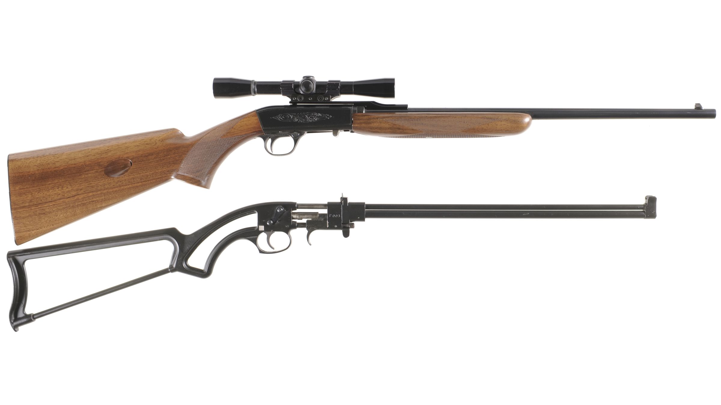 Two Rimfire Rifles | Rock Island Auction