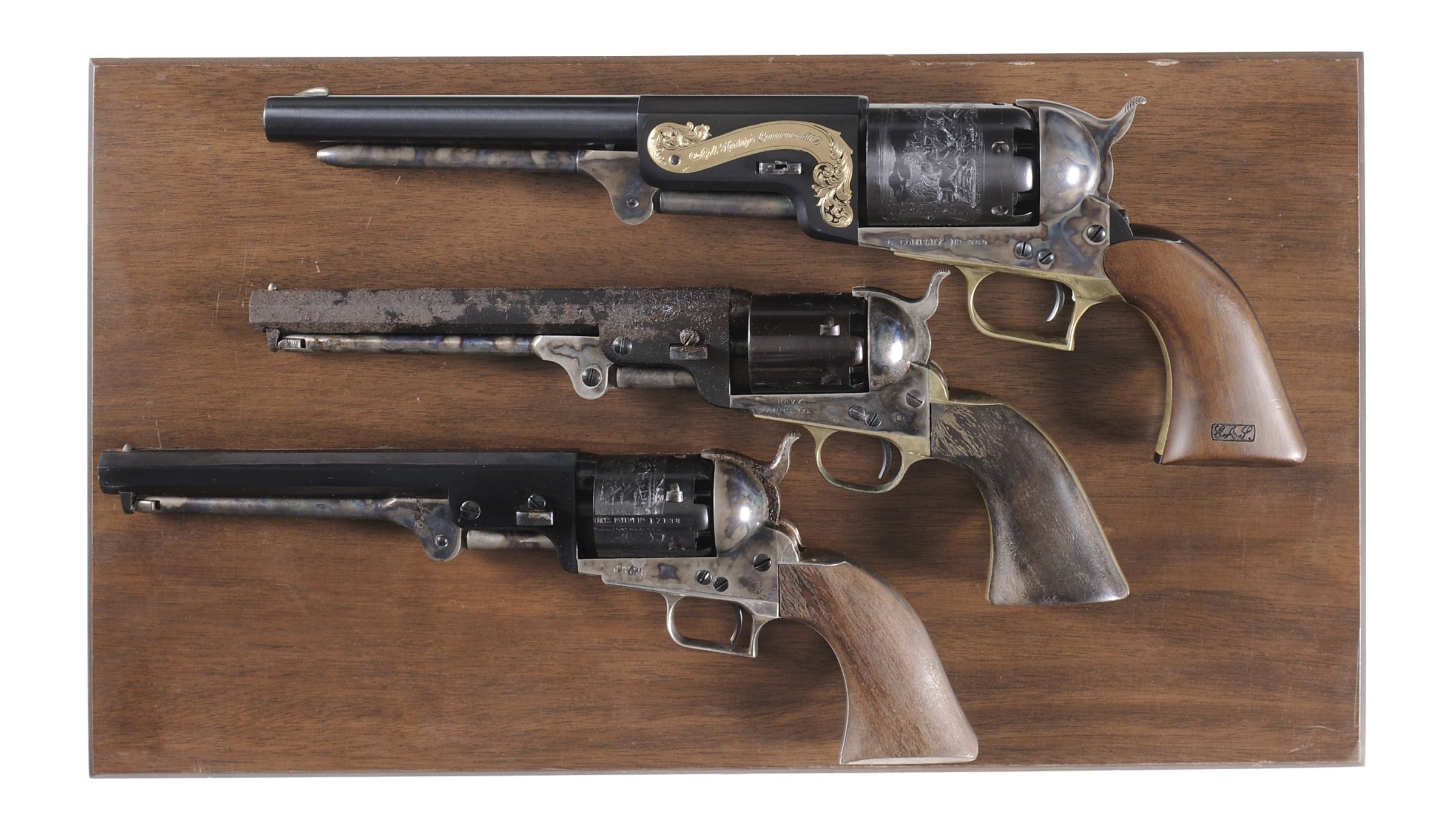 Three Reproduction Percussion Revolvers | Rock Island Auction