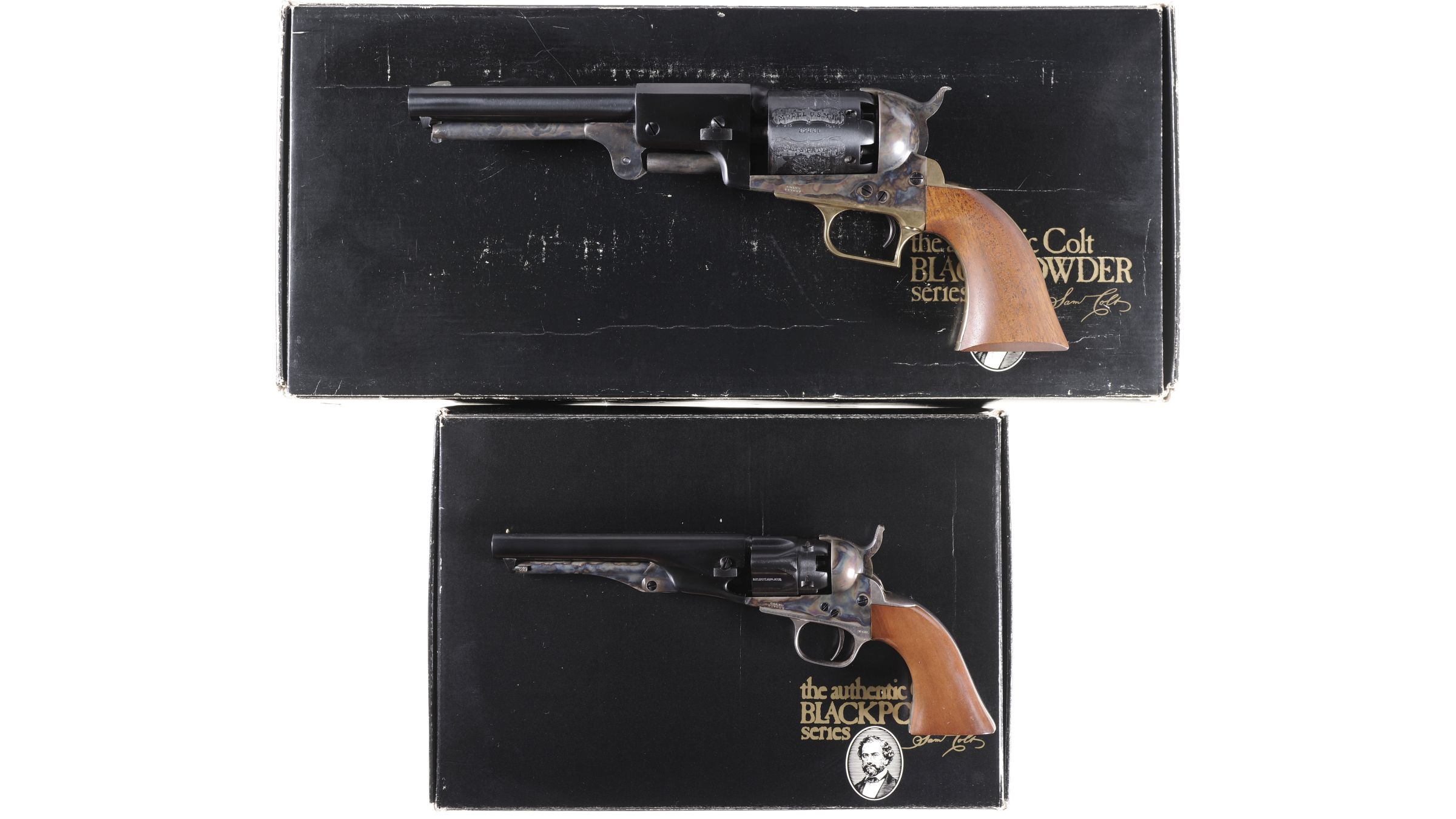 Two Colt Black Powder Series Percussion Revolvers w/ Boxes | Rock ...