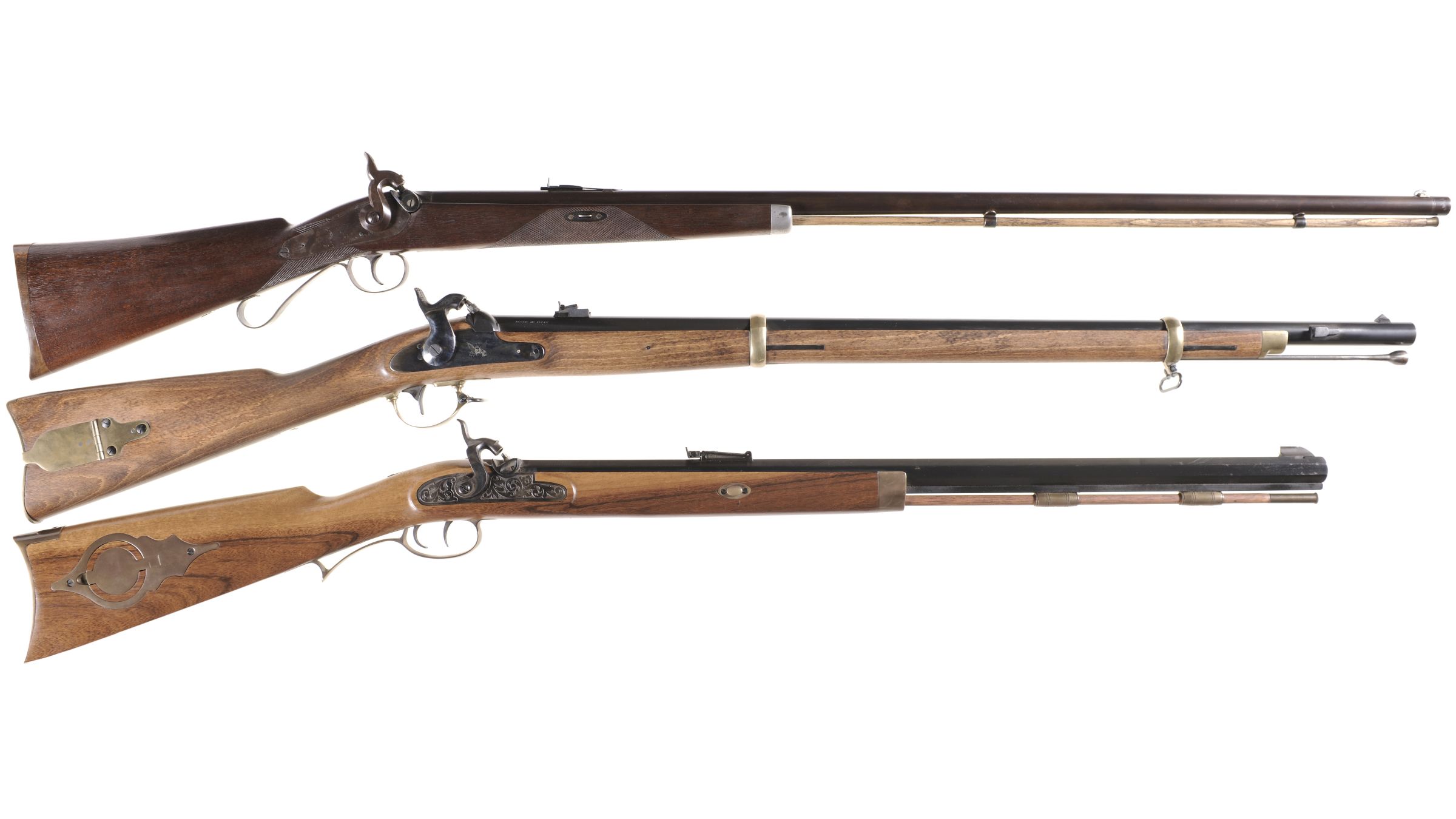 Three Percussion Rifles | Rock Island Auction