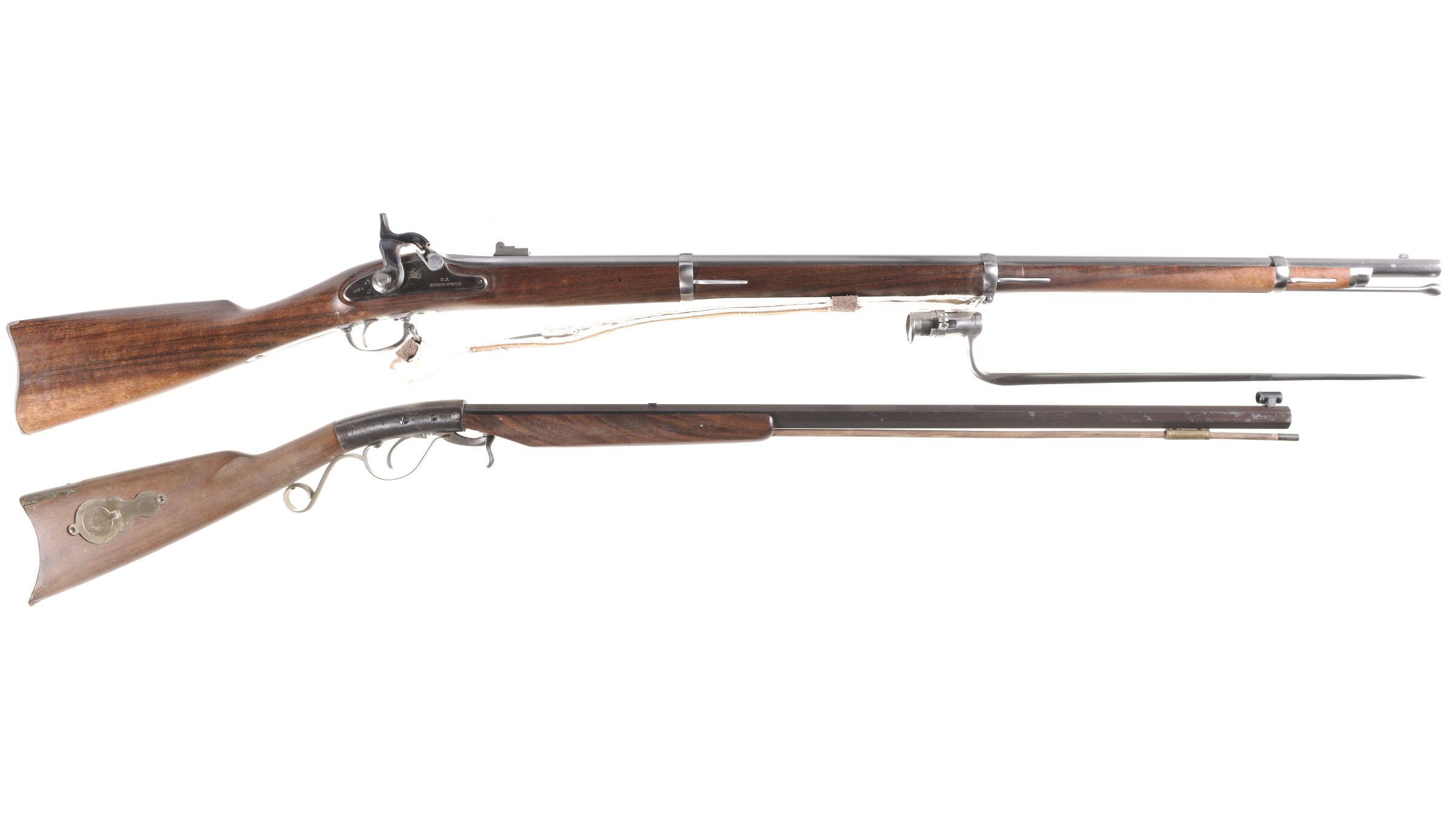 Two Contemporary Percussion Rifles | Rock Island Auction