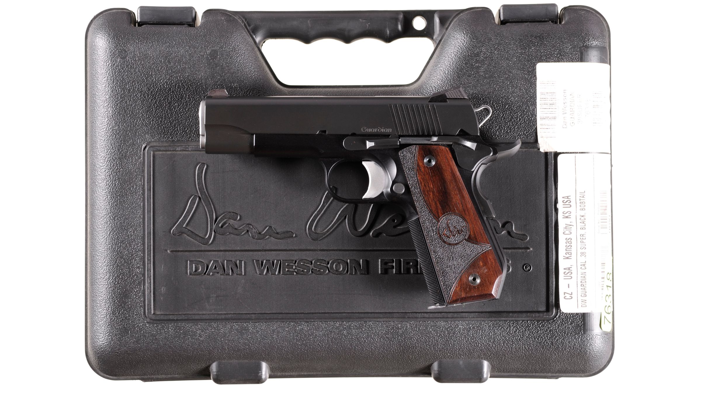 Dan Wesson Guardian Semi-Automatic .38 Super Pistol with Case | Rock ...